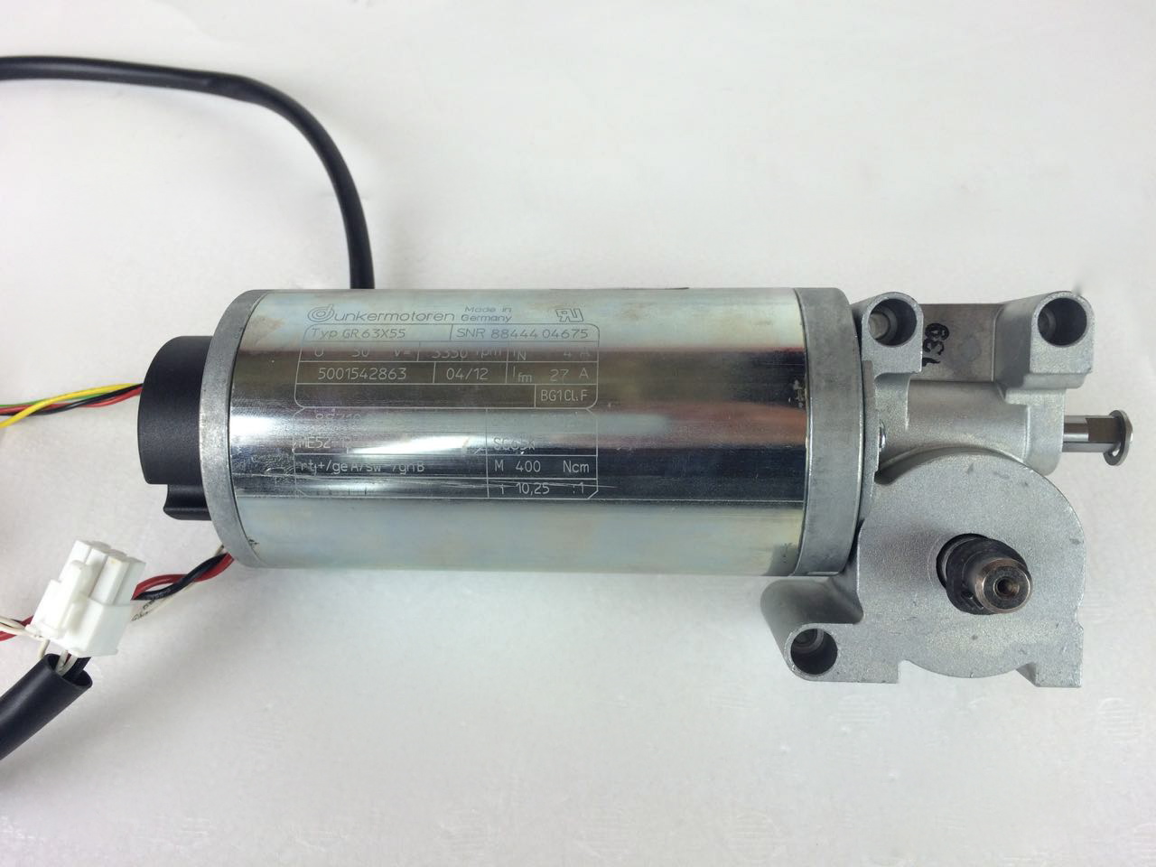 Dunkermotoren GR63X55 30V 3350RPM SG65K 1:10,25 ME52-12 Getriebemotor ...