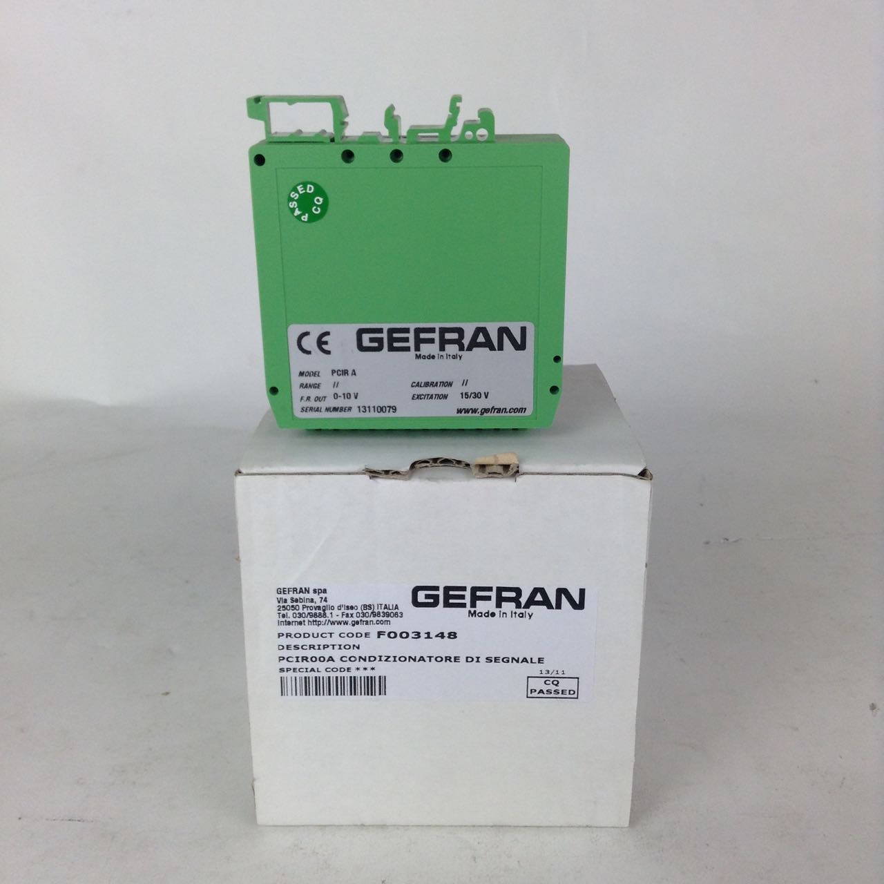 Gefran F003148 PCIR A For linear or rotary transducers - New