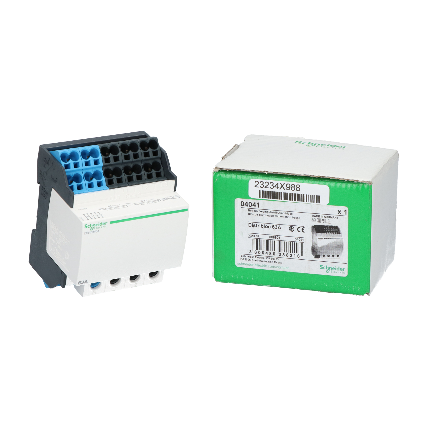 Schneider Electric 04041 Distribloc 4P 63A Basic Power Supply New NFP
