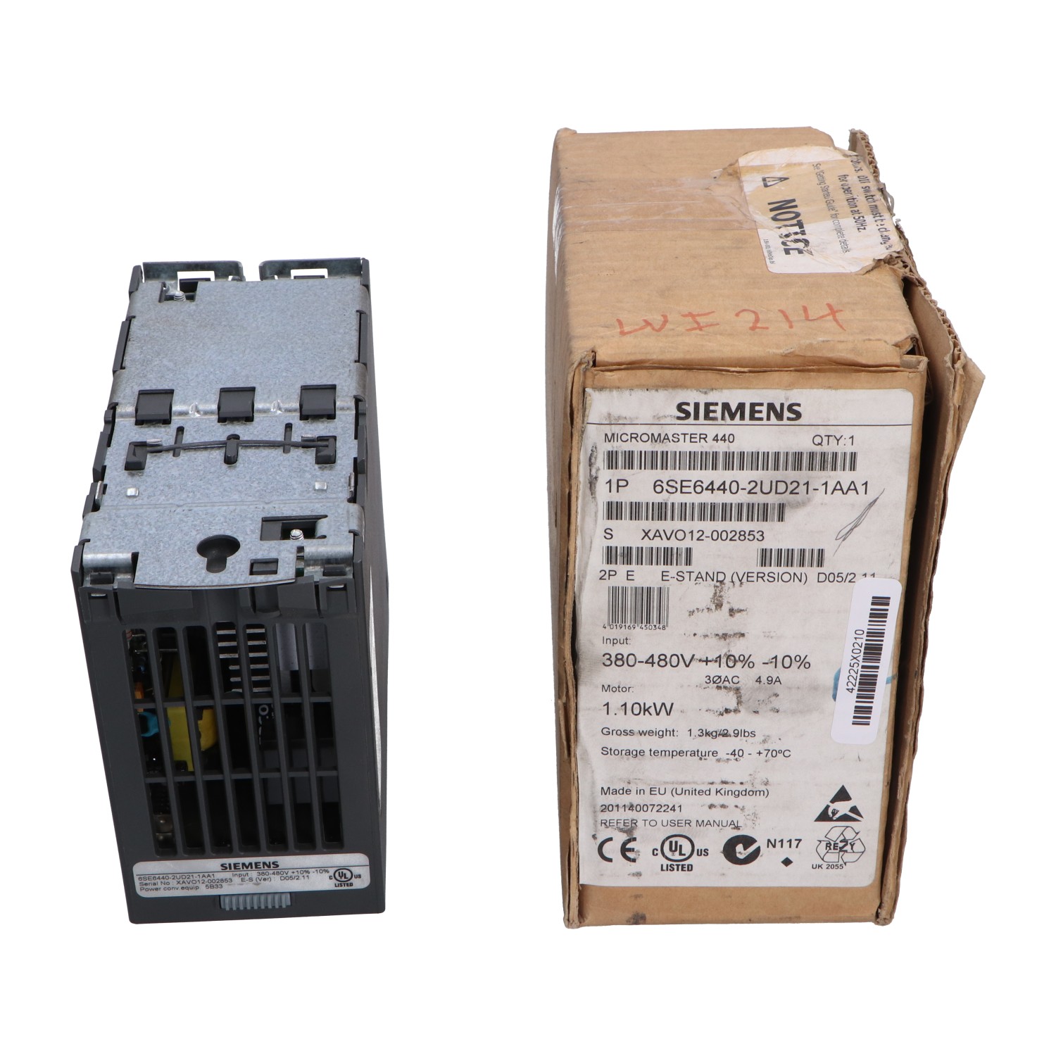 Siemens 6SE6440-2UD21-1AA1 | Maxodeals