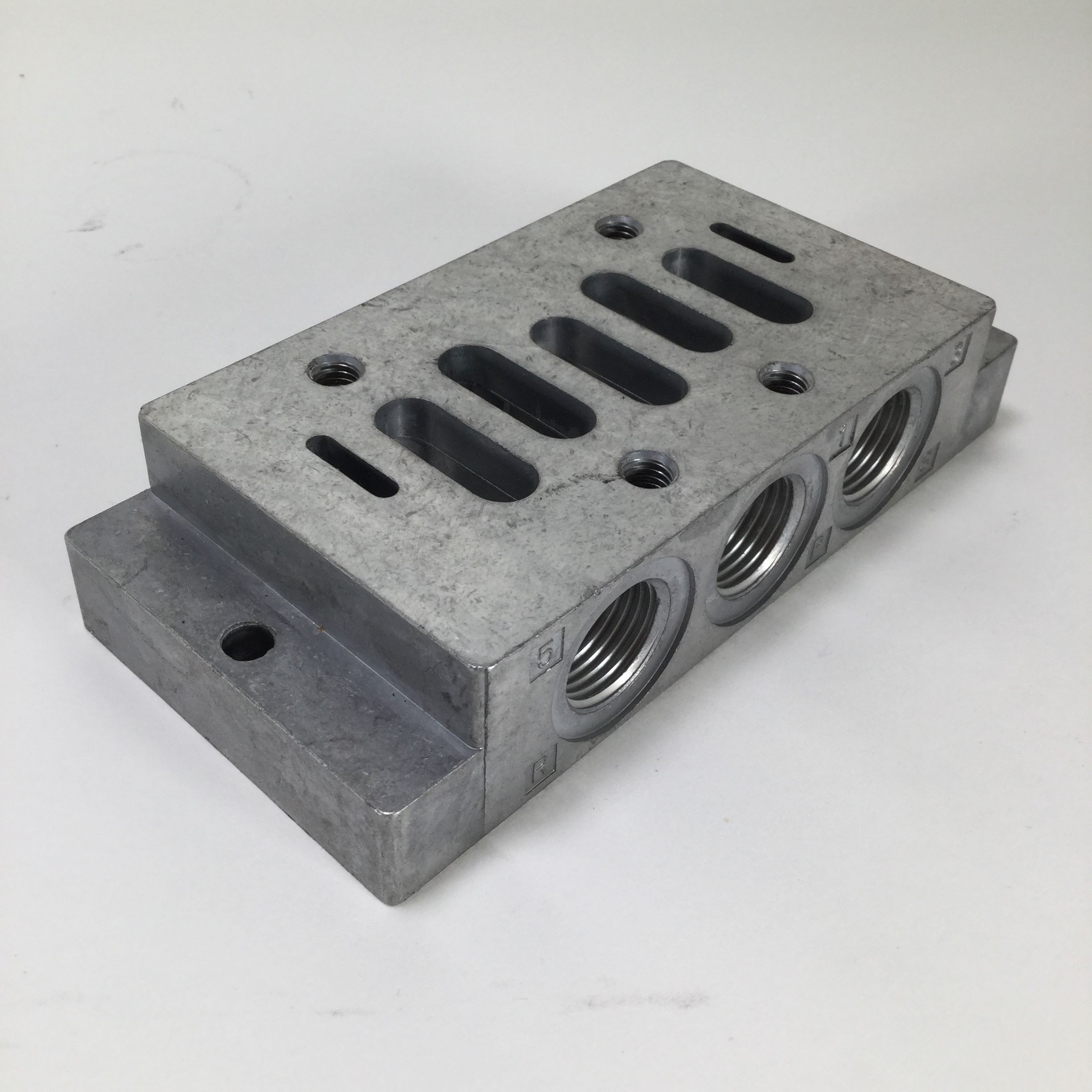 Festo VDMA 24345-A-3 sub bases valves side ported verteiler New NMP