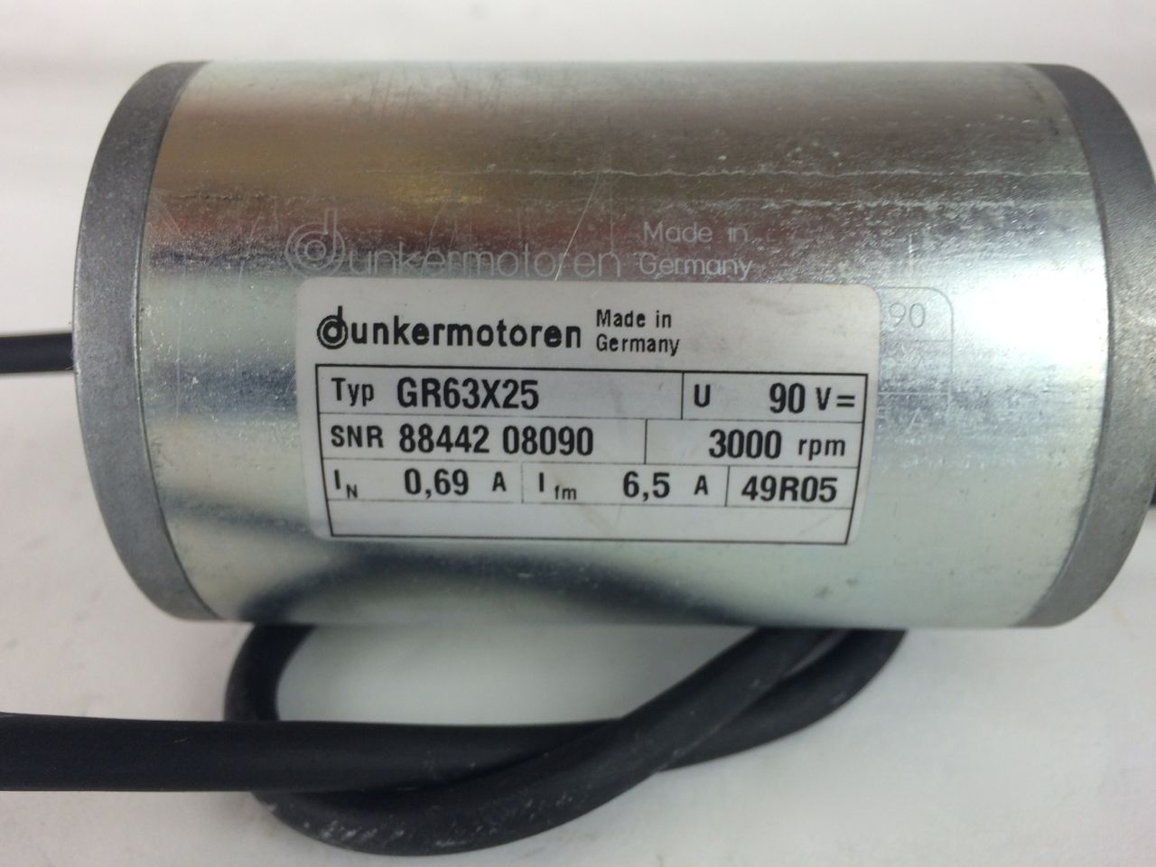 Dunkermotoren GR63X25 90V NMP