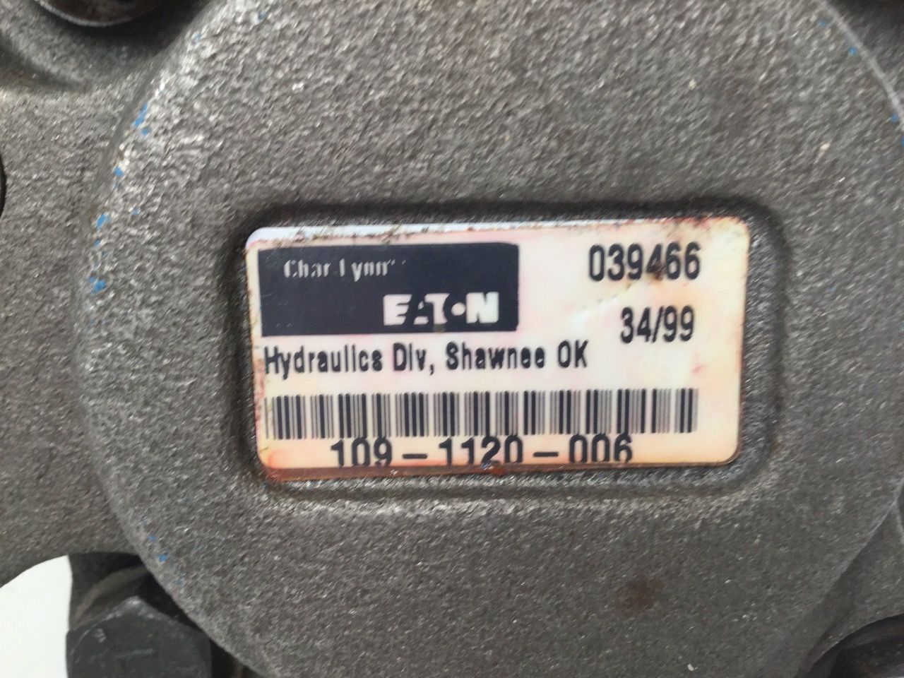 Eaton 109-1120-006 Hydraulic Motor Hydraulikmotor New NMP