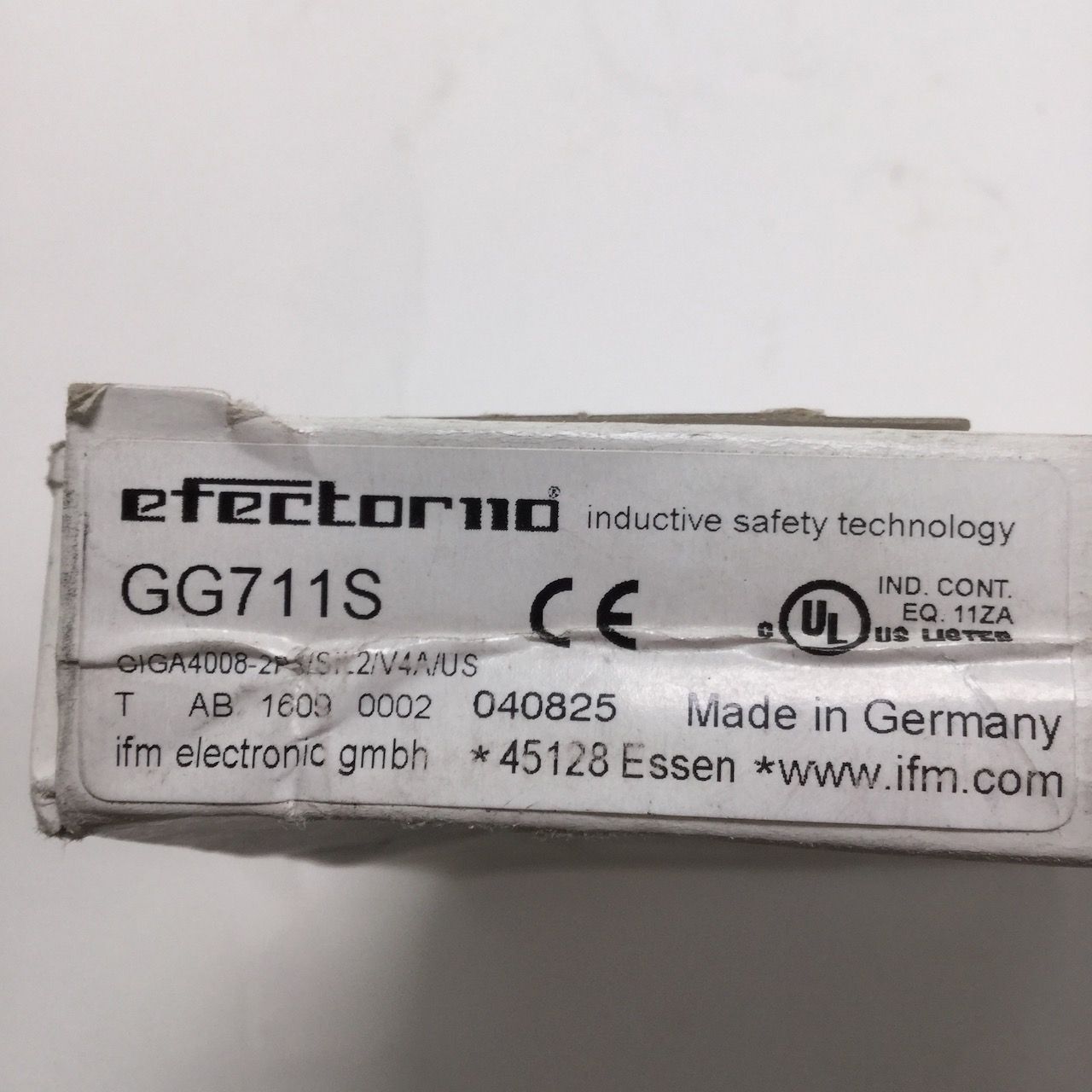 Ifm Electronic GG711S safety inductive sensor GIGA4008-2PS/SIL2/V4A/US ...