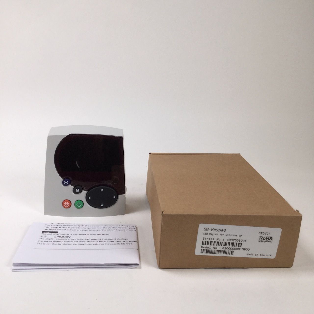 Control Techniques 8200000001090 SM Led keypad for unidrive SP New NFP