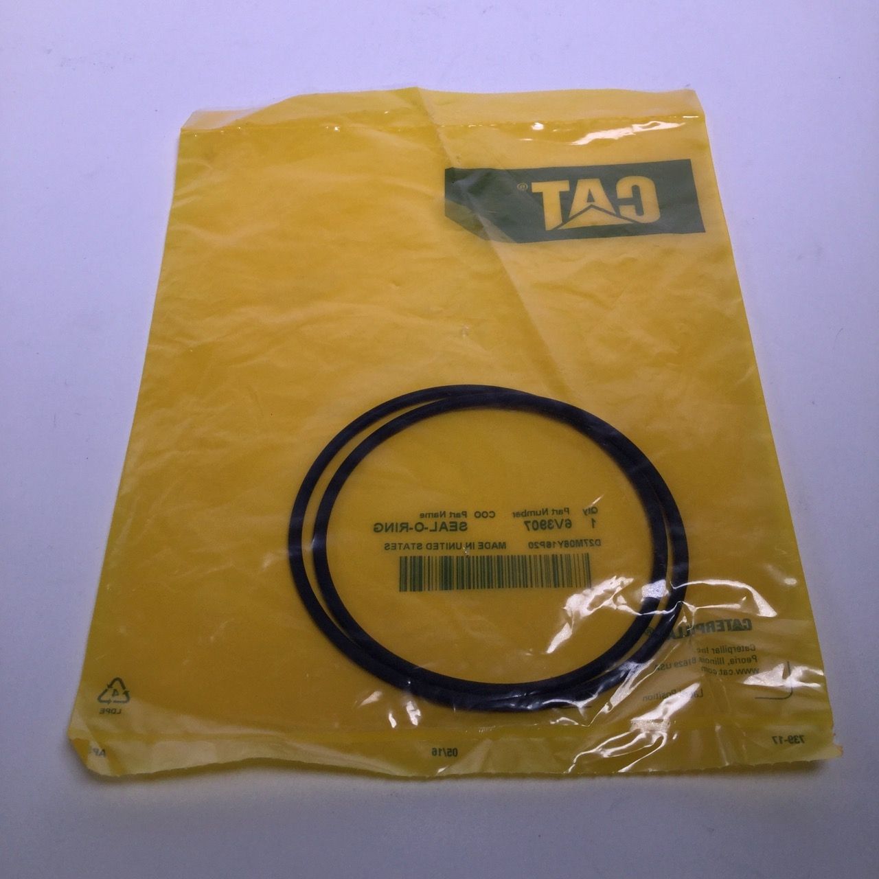 Caterpillar 6V-3907 Seal O ring New Factory packing Sealed
