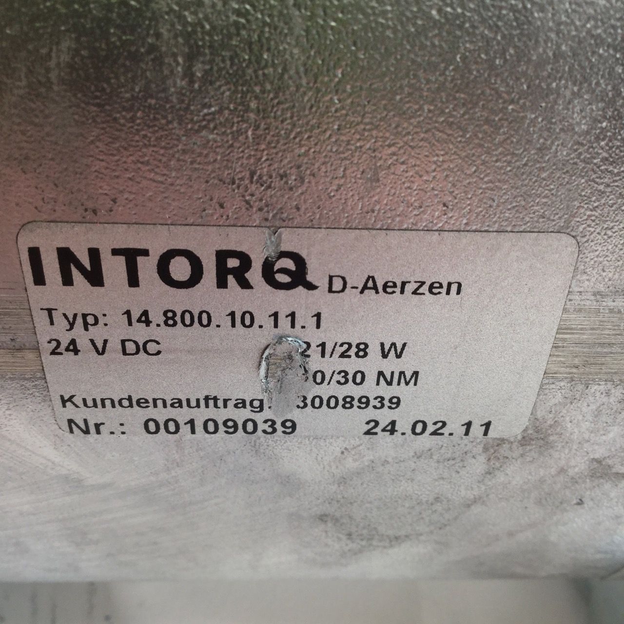 Intorq 14.800.10.11.1 Simplabloc series 14.800 Clutch brake New NMP