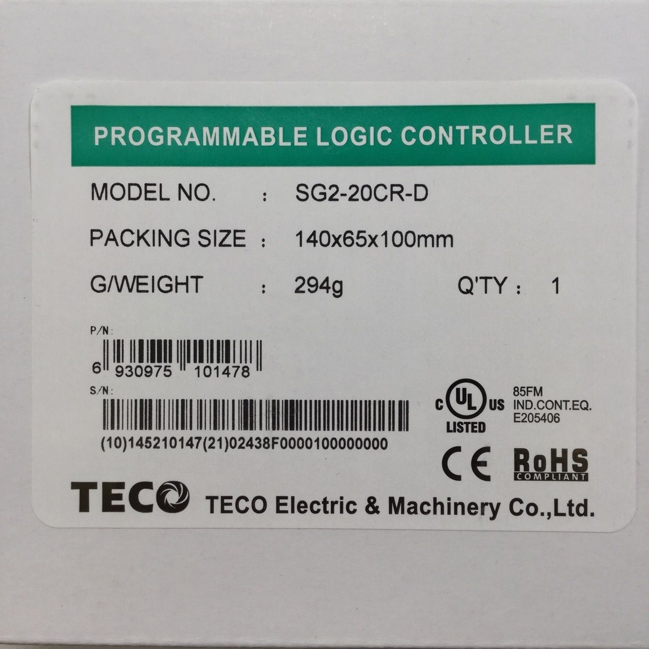 Teco SG2-20CR-D | Maxodeals