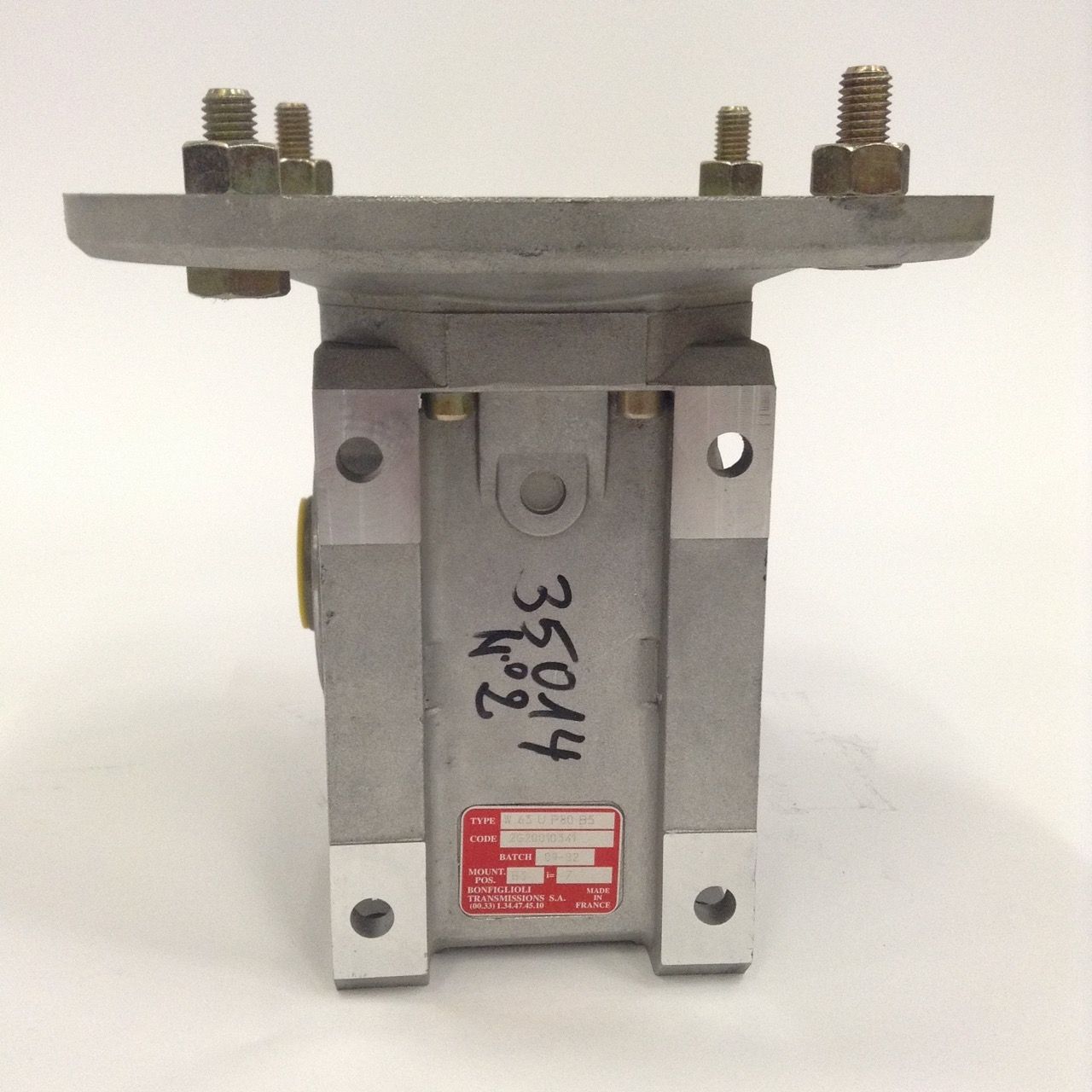 Bonfiglioli W 63 U P80 B5 Gearbox reducer B3 i:7 New NMP