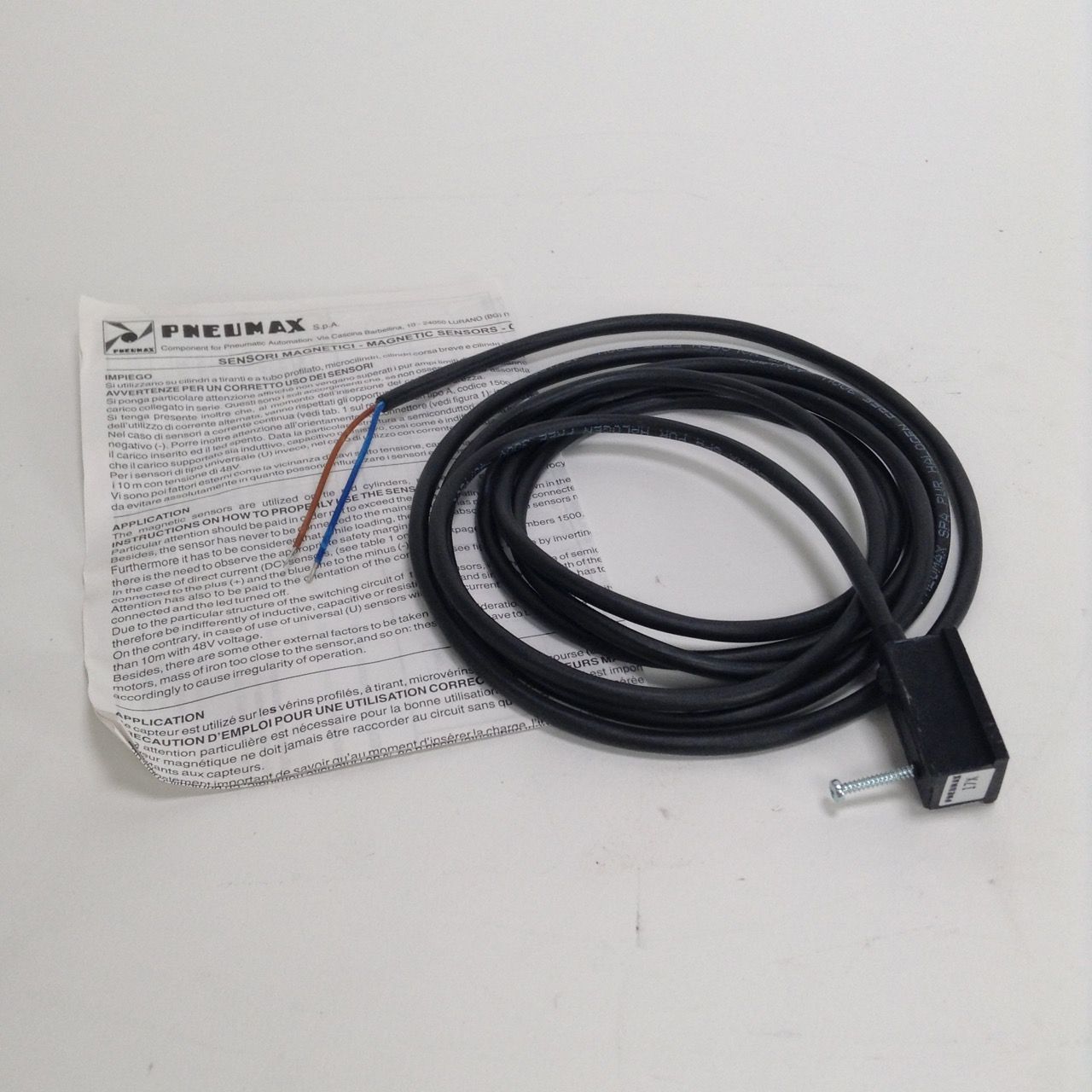 Pneumax 1500.U Magnetic Sensor Magnetische Sensor Kabel Cable New NFP