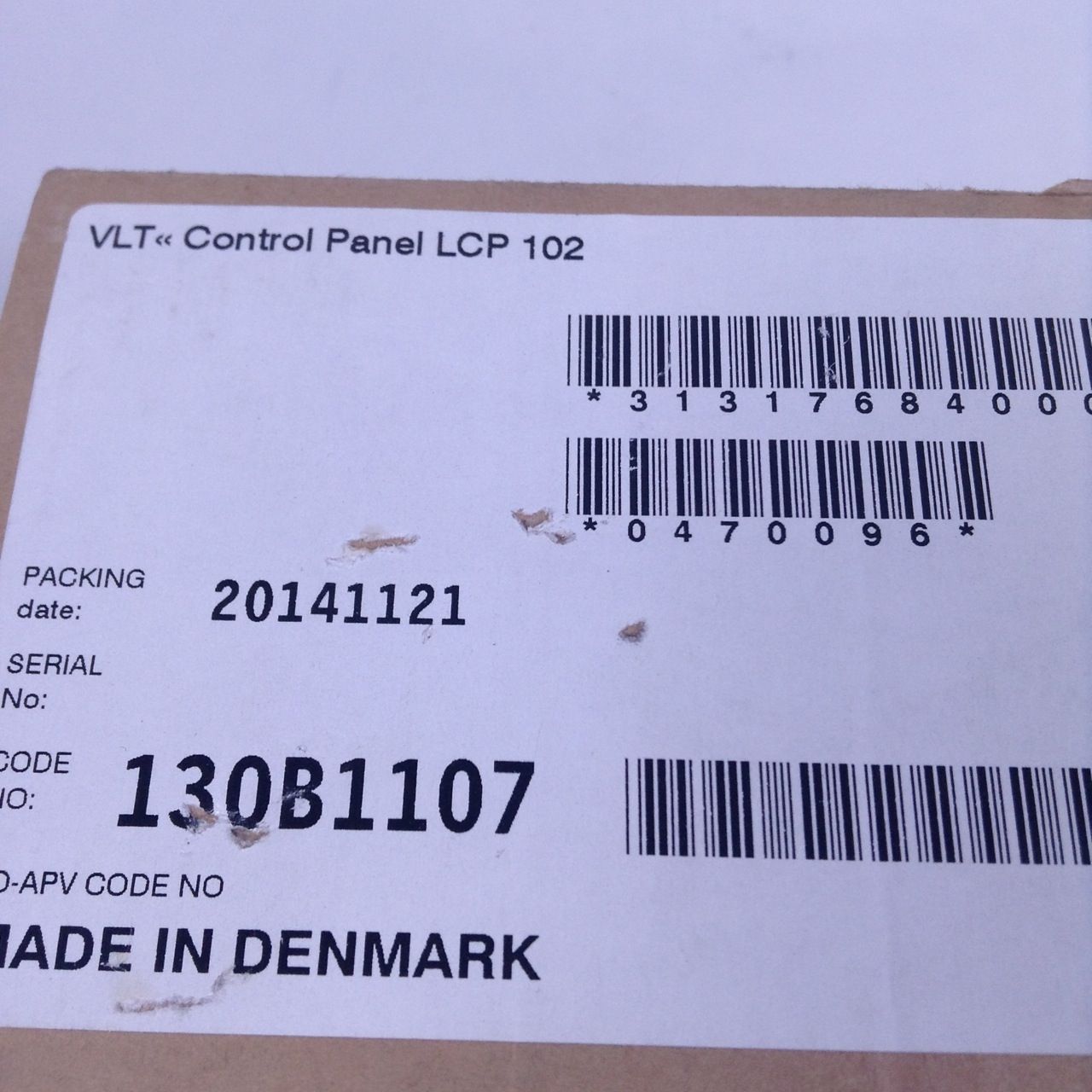 Danfoss LCP102 Control panel LCP 102 NEW NFP