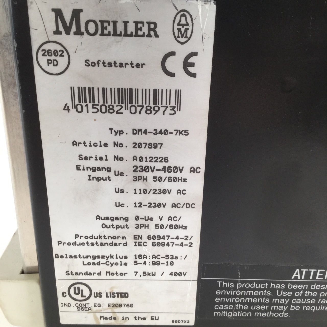 Moeller DM4-340-7K5 | Maxodeals