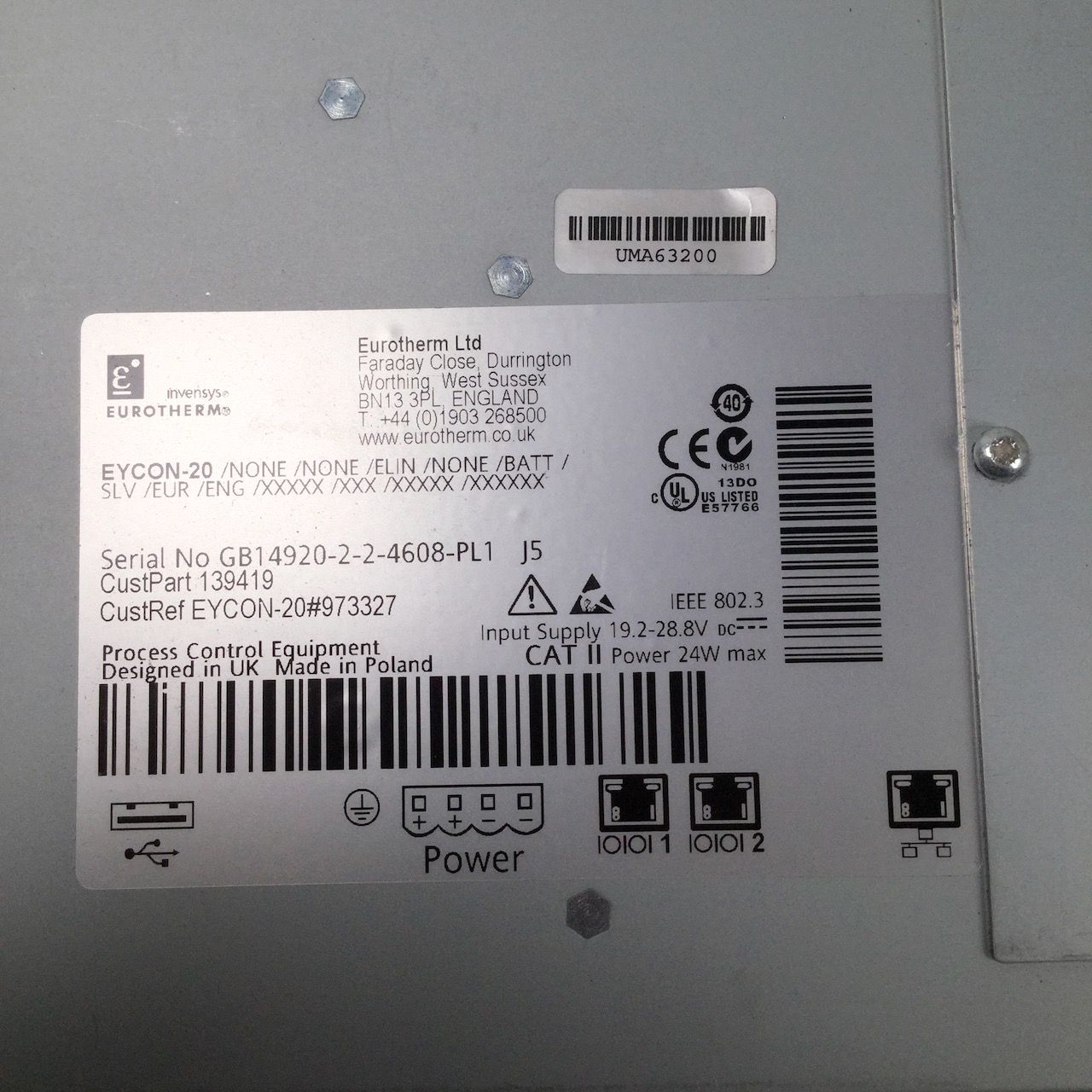 Eurotherm EYCON-20 | Maxodeals