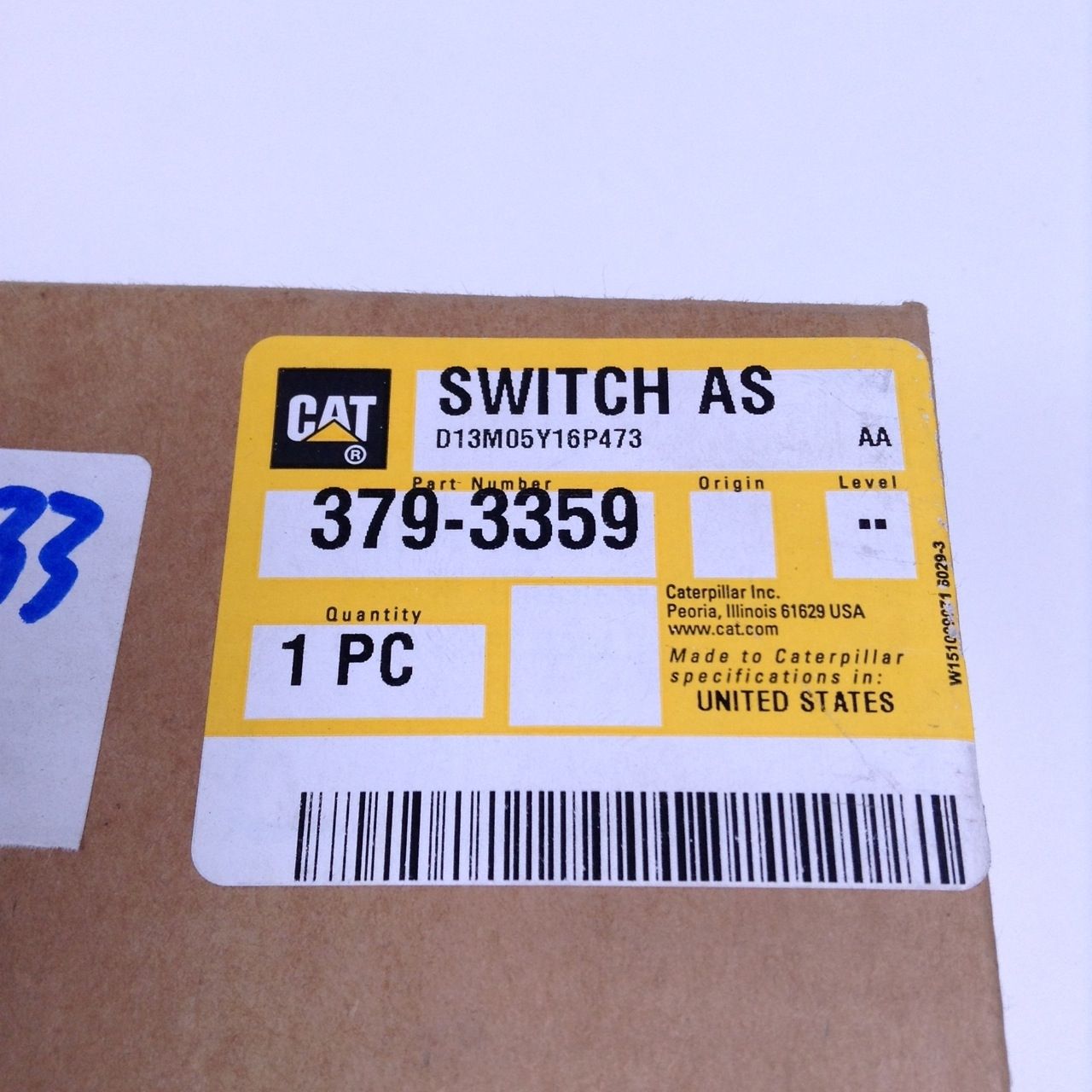 Caterpillar 379-3359 Switch NEW NFP Sealed
