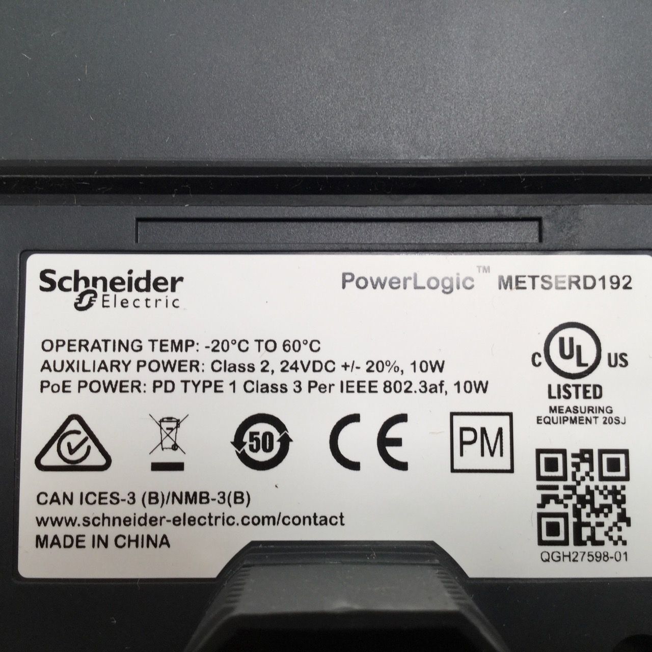 Schneider Electric METSEION92040 PowerLogic ION92040 meter New NFP
