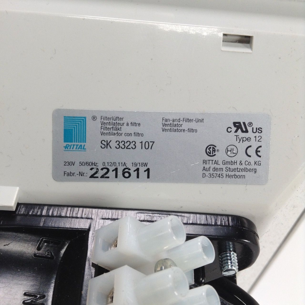 Rittal SK3323.107 Filterlüfter schaltschrank Filter fan control cabinet ...