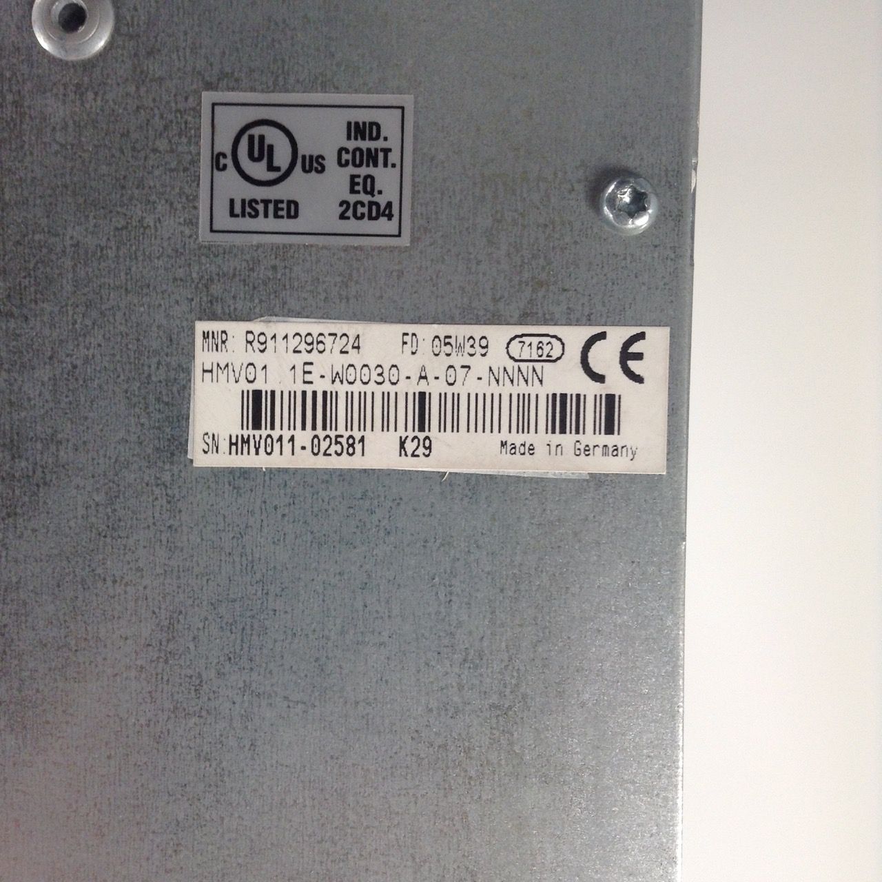 Rexroth R911296724 IndraDrive Servo Drive HMV01.1E-W0030-A-07-NNNN New NMP