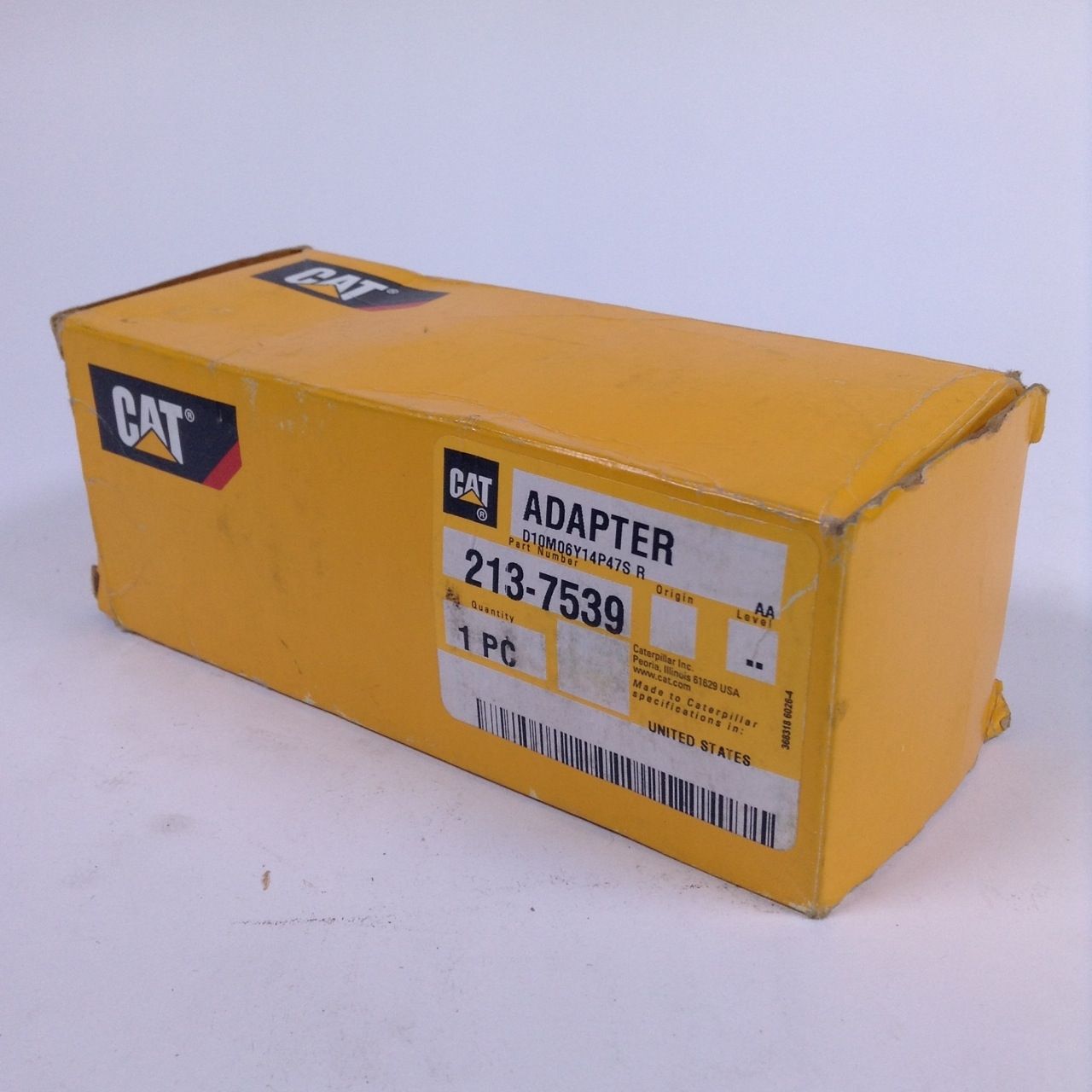 Caterpillar 213-7539 Adapter New Factory Packing