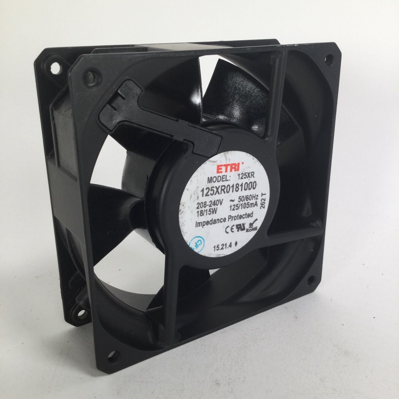 Etri 125XR0181000 Lufter ventilator 125XR 108-240V 50/60Hz 18/15W NEW NMP