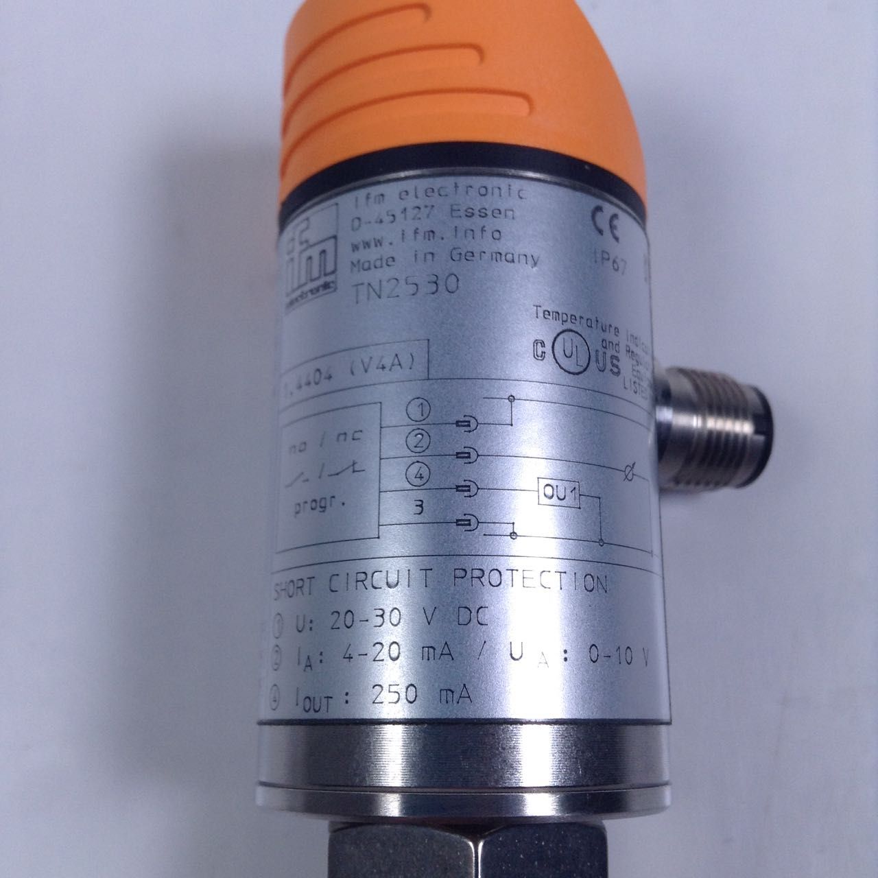 IFM Electronic TN2530 Temperature Sensor -40..125C -40..257F NFP