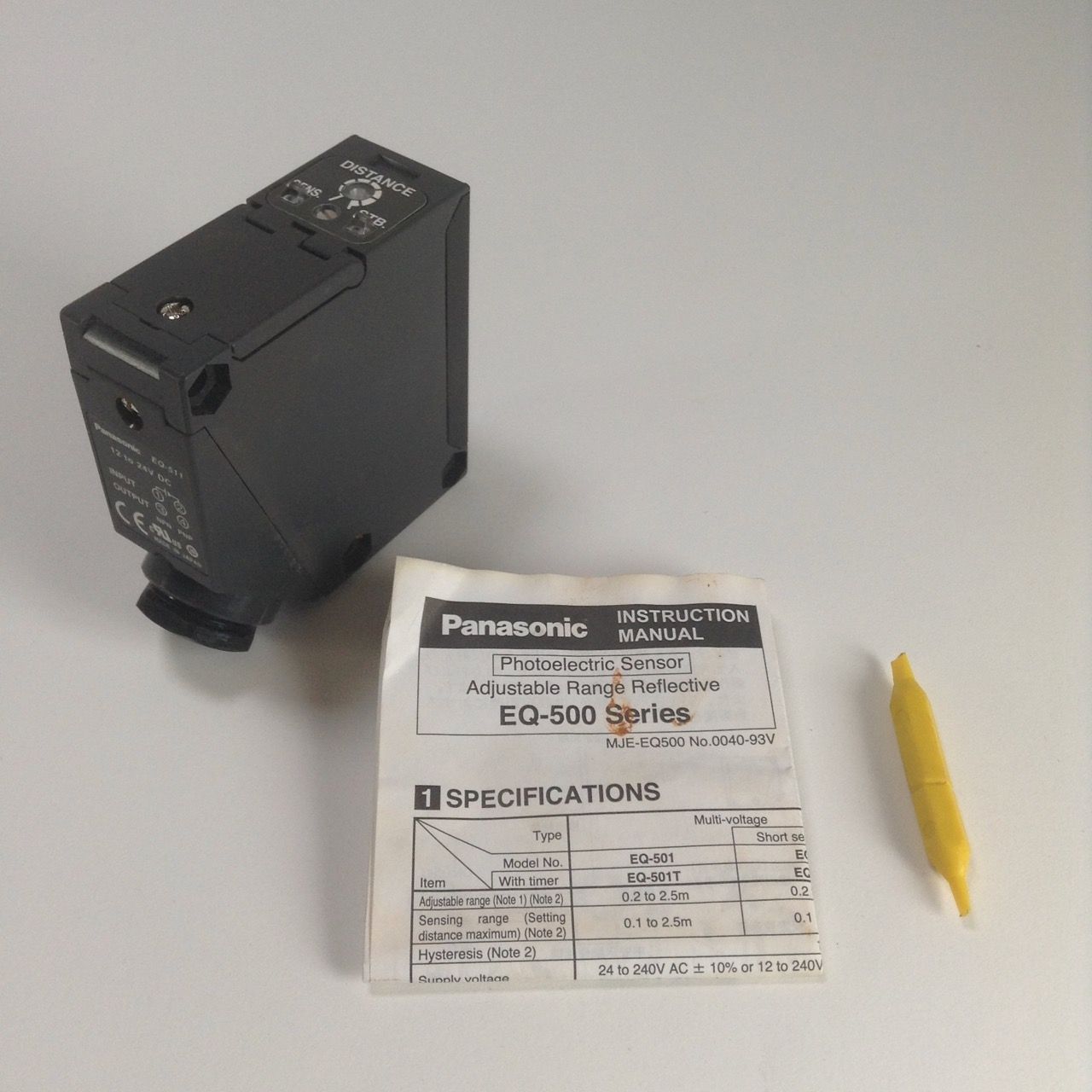 Panasonic EQ-511 UEQ511 Photoelectric Sensor Fotoelektrisch Sensor New NFP