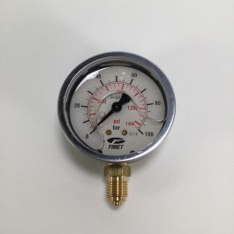 Fimet pressure gauge Druckanzeige manometer 0-100 bar 0-1450 psi NEW NMP