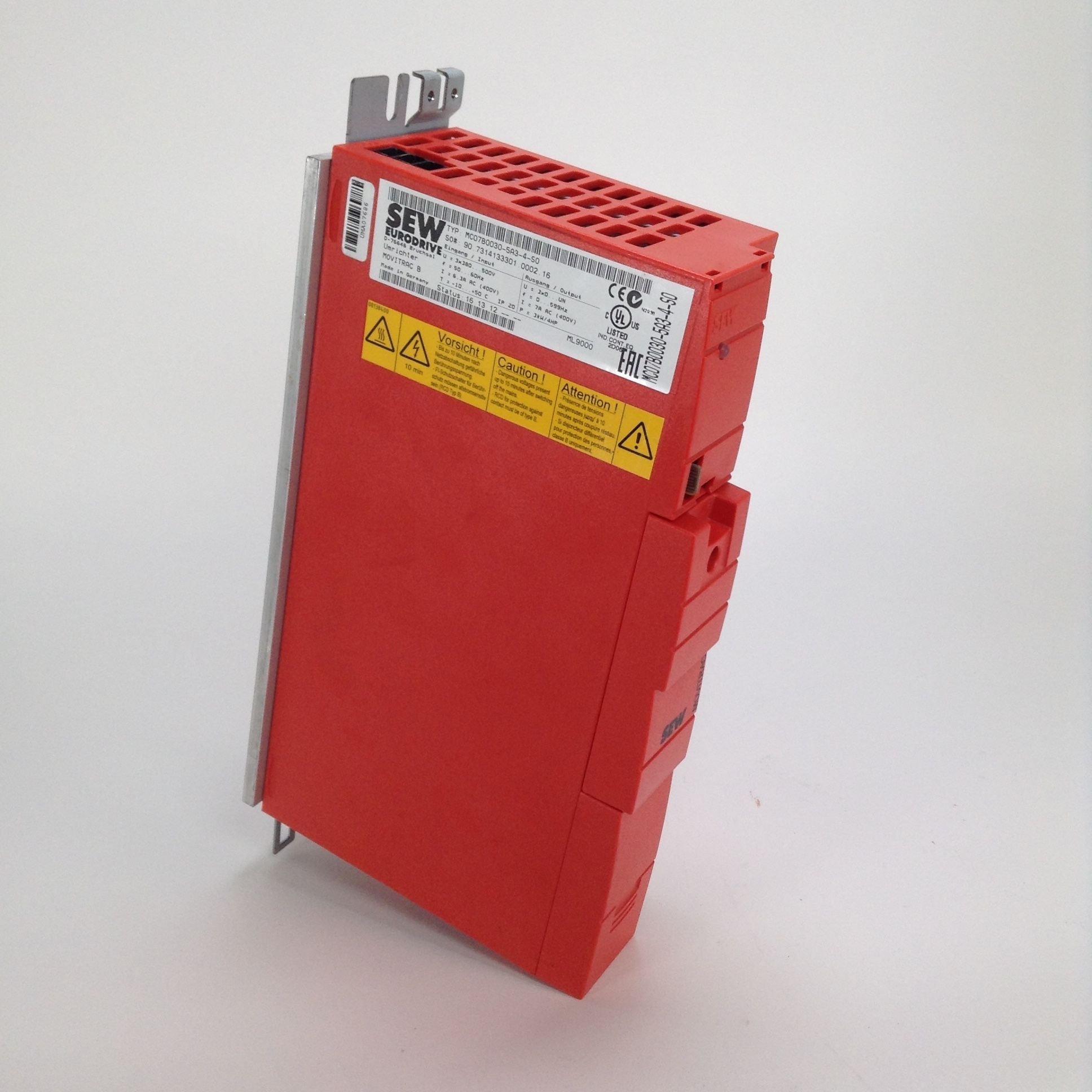 Sew Eurodrive MC07B-0030-5A3-4-S0 Umrichter movitrac B inverter Used UMP