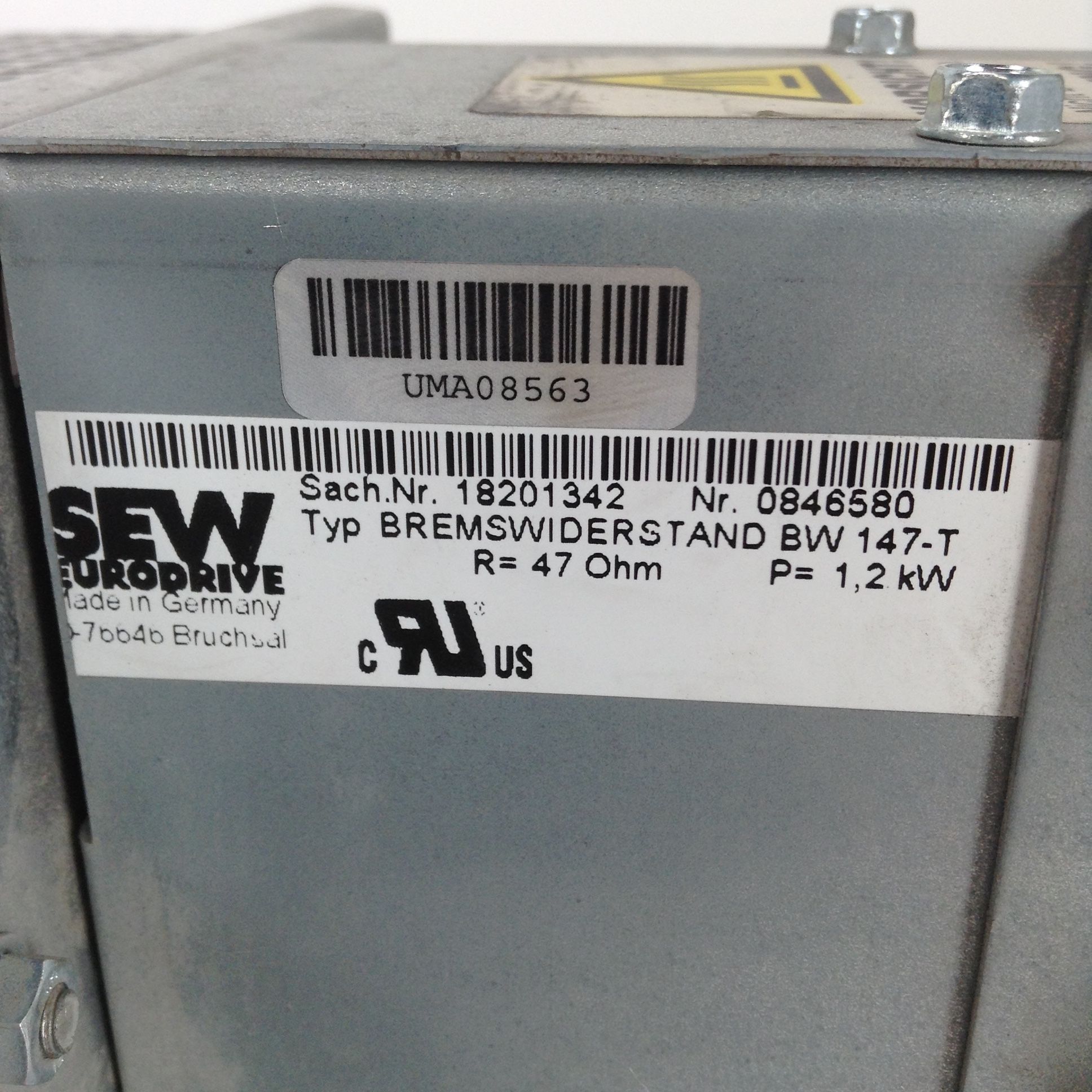 Sew Eurodrive BW147-T Bremswiderstand braking resistor R=47 Ohm P=1,2kW ...