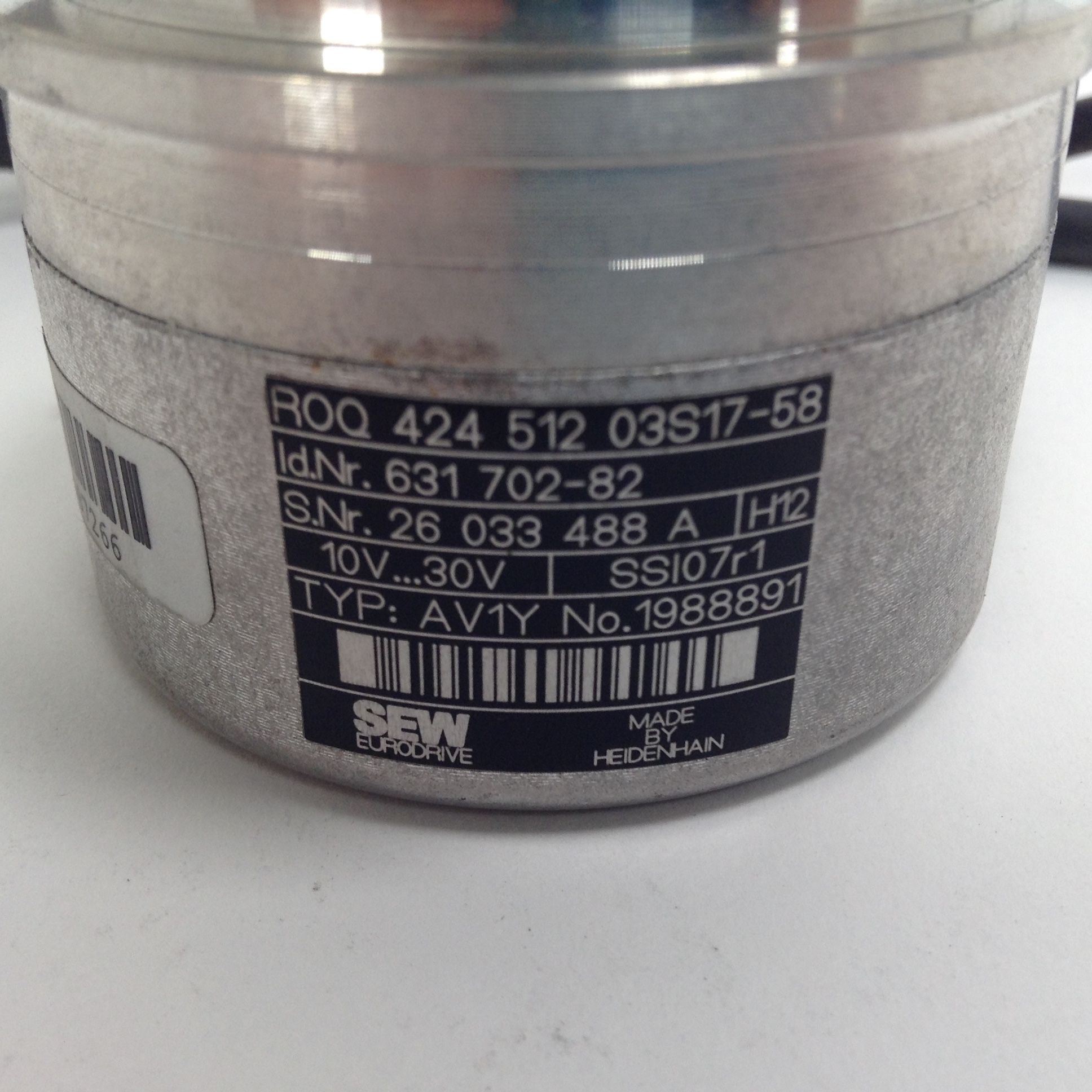 Sew Eurodrive AV1Y ROQ42451303S17-58 drehgeber encoder ID: 631 702-82 ...