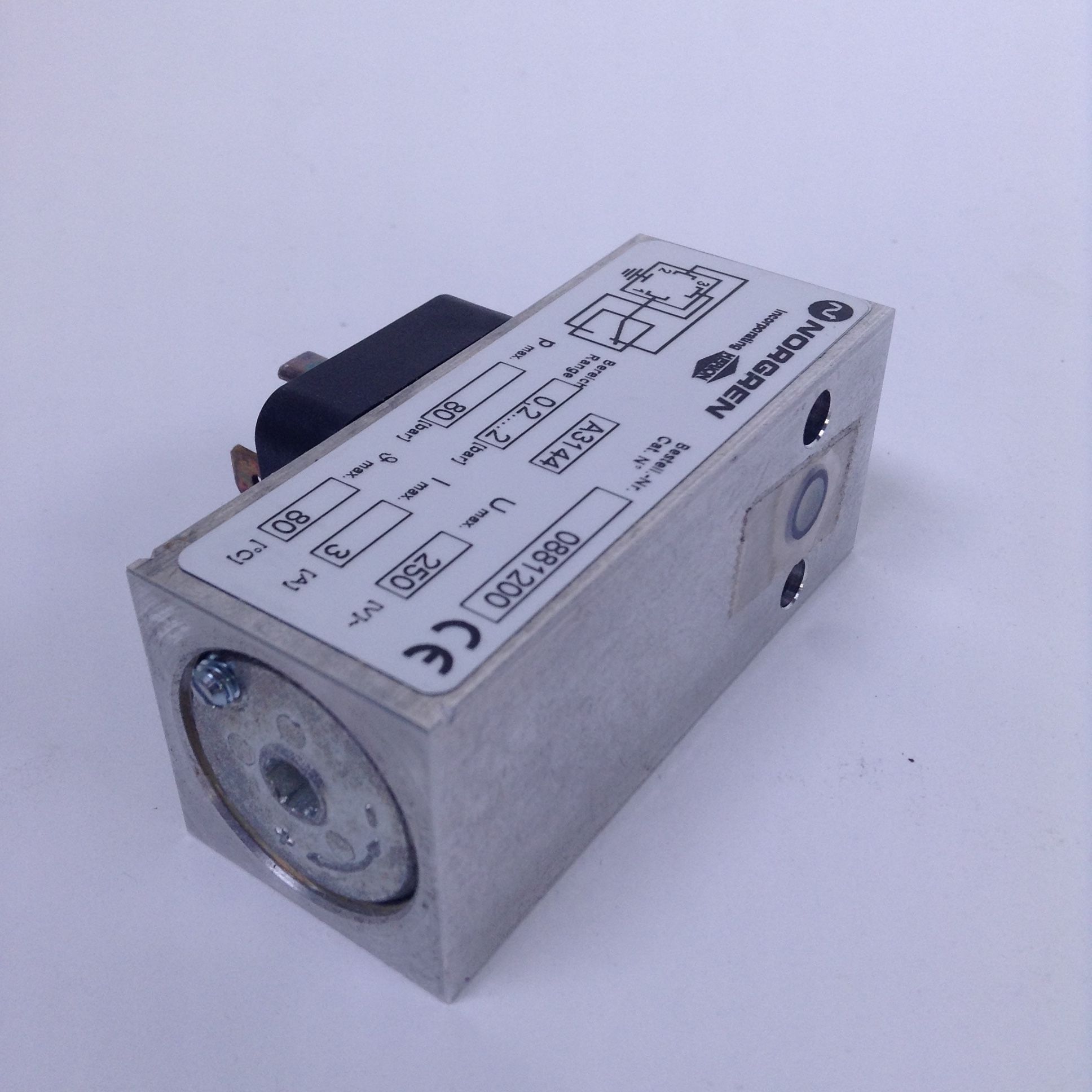 Norgren 0881200 pressure switch A3144 0,2-2Bar max 80bar NEW NFP