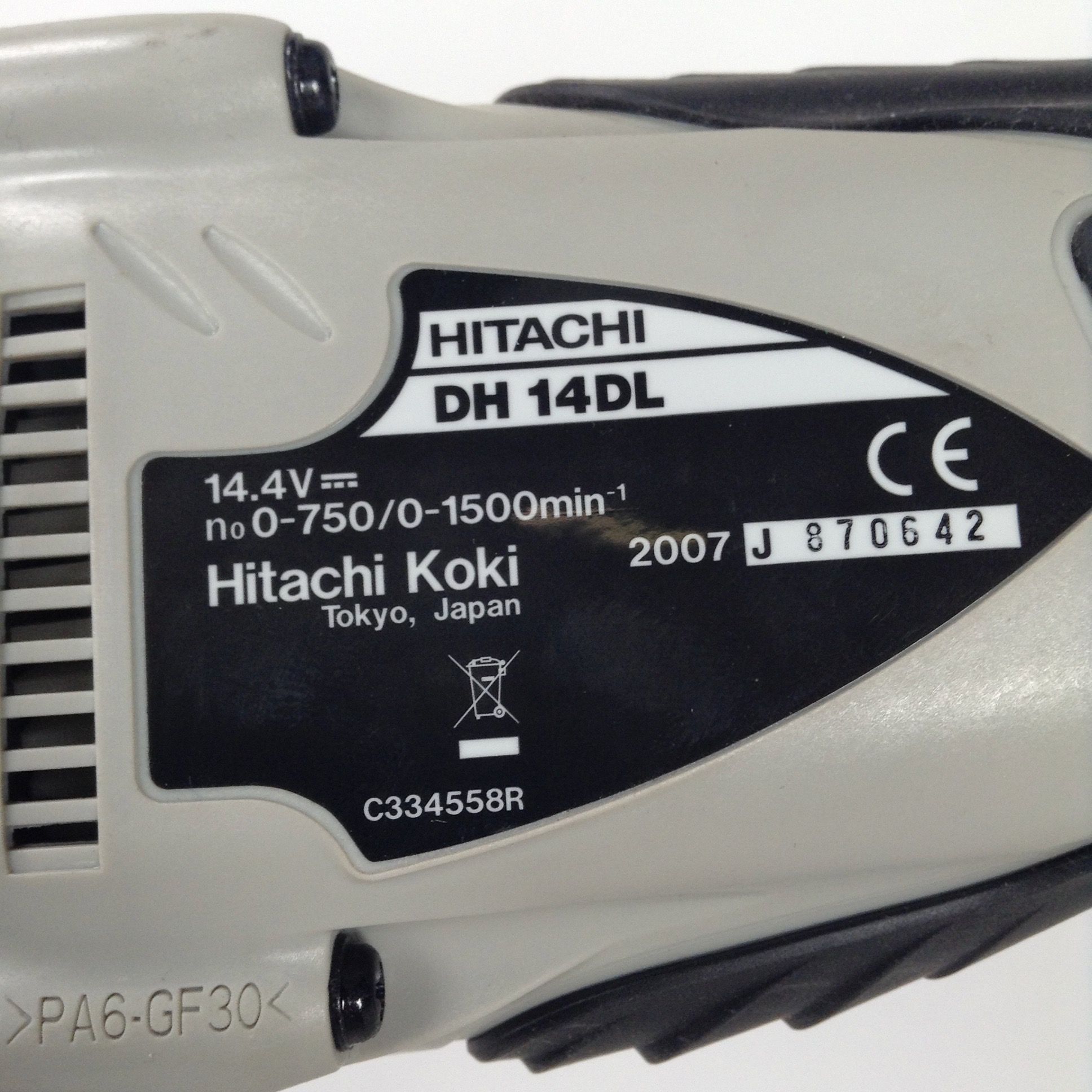 Hitachi DH14DL Cordless rotaryhammer bohrhammer 14.4V box NEW NFP