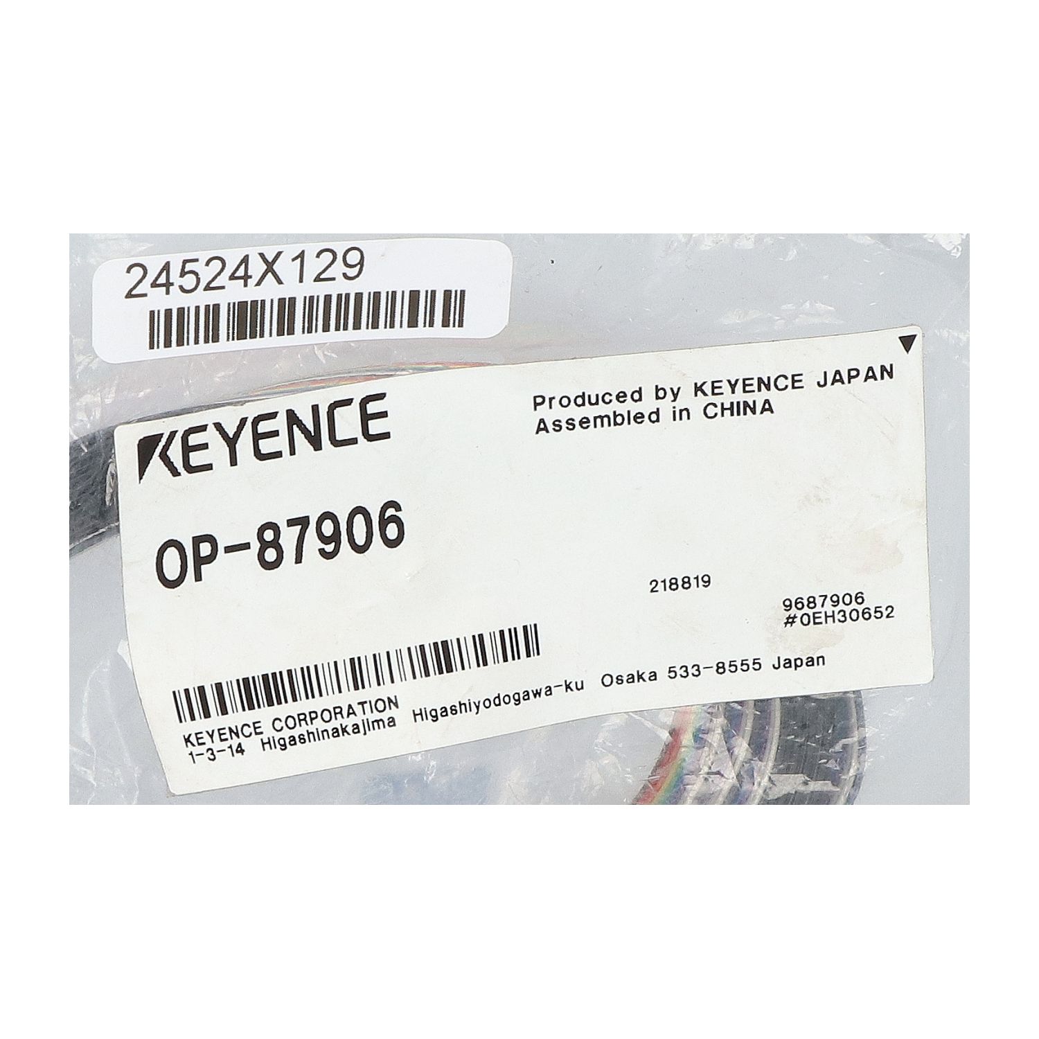 Keyence OP-87906 Sensor I/O cable 3 m New NFP Sealed