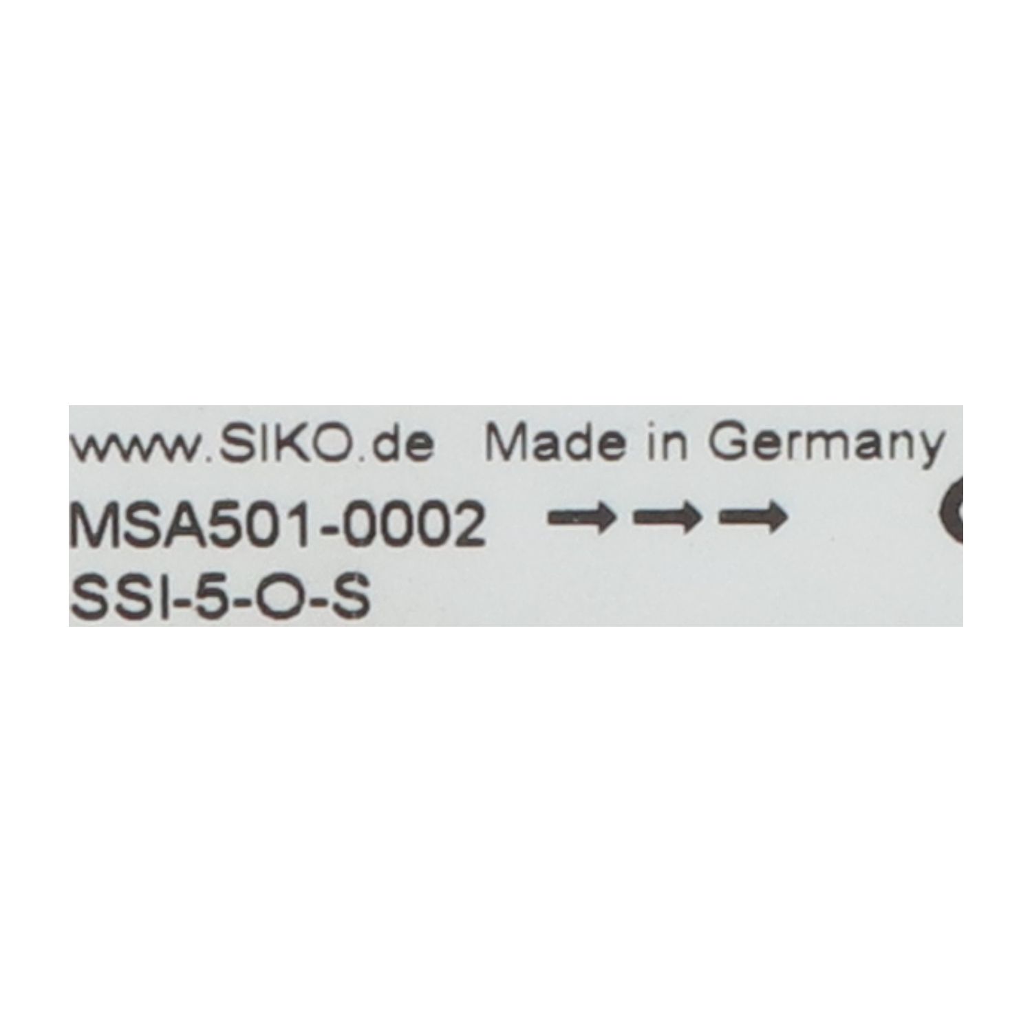 Siko MSA501-0002-SSI-5-O-S | Maxodeals