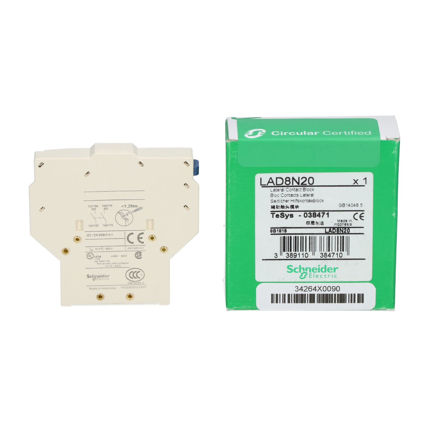 Schneider Electric LAD8N20 | Maxodeals