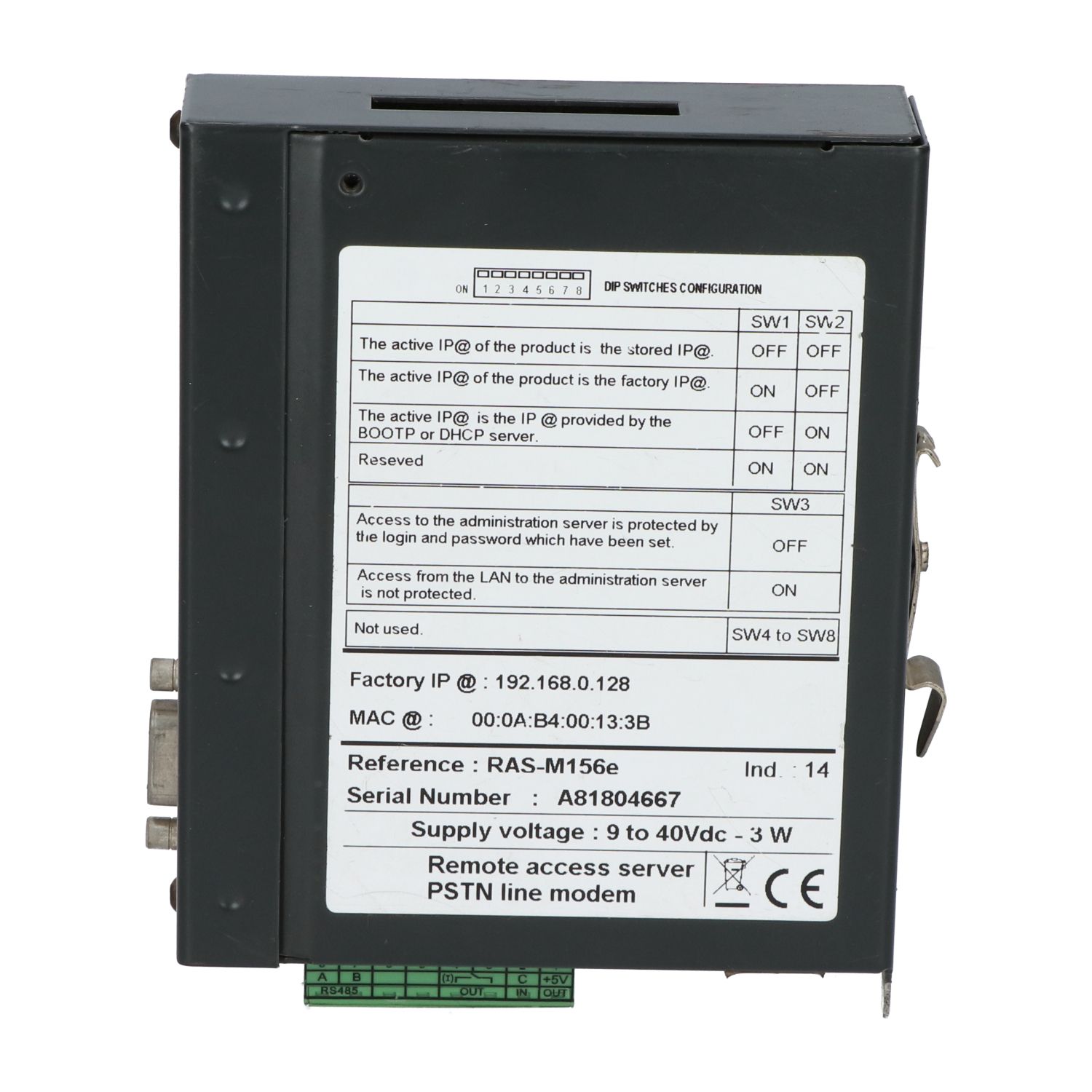 Etic RAS-M156E | Maxodeals