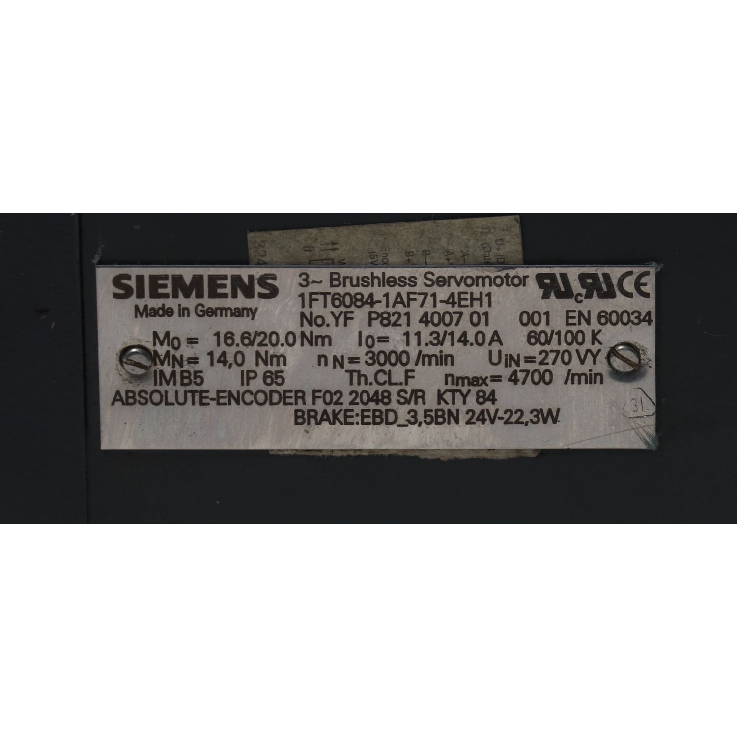 Siemens 1FT6084-1AF71-4EH1 | Maxodeals