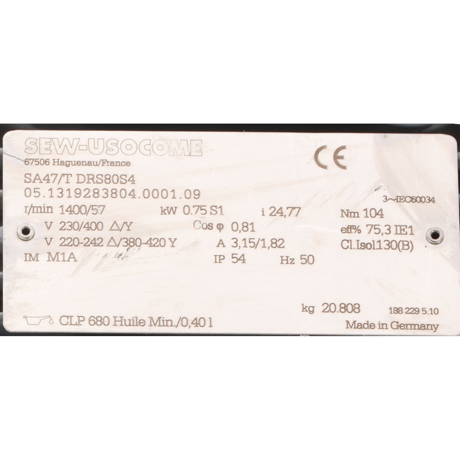 Sew-Usocome SA47/TDRS80S4 | Maxodeals