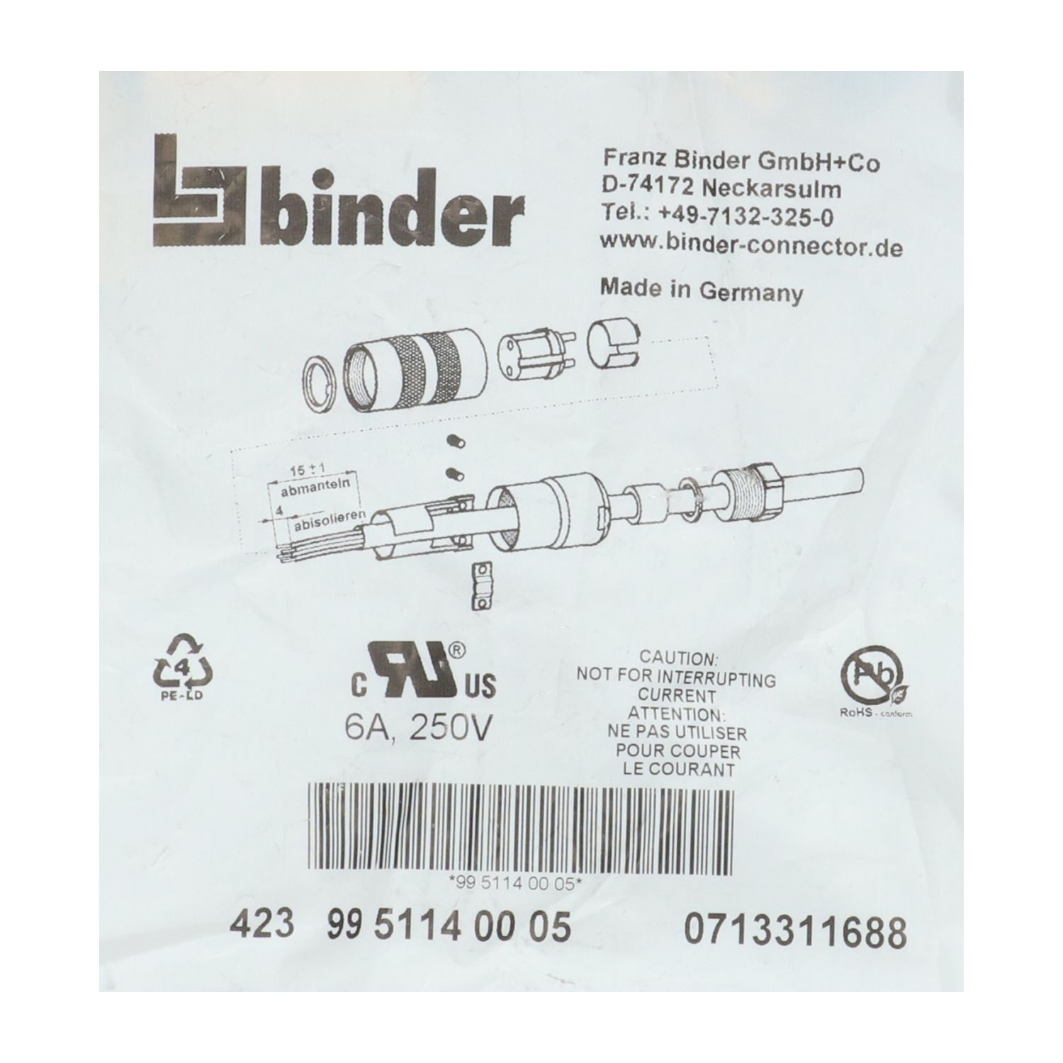 Binder 9951140005 | Maxodeals