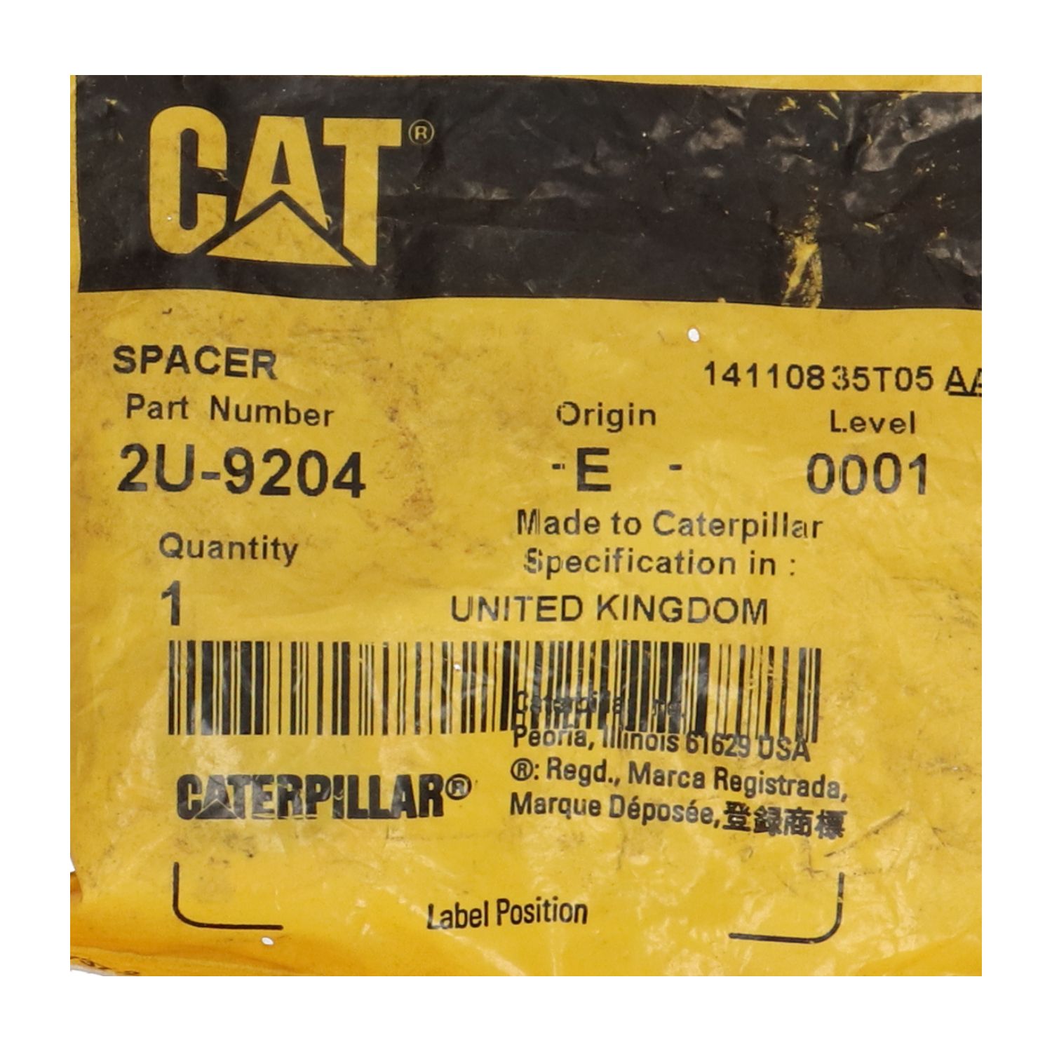 Caterpillar 2U-9204 | Maxodeals