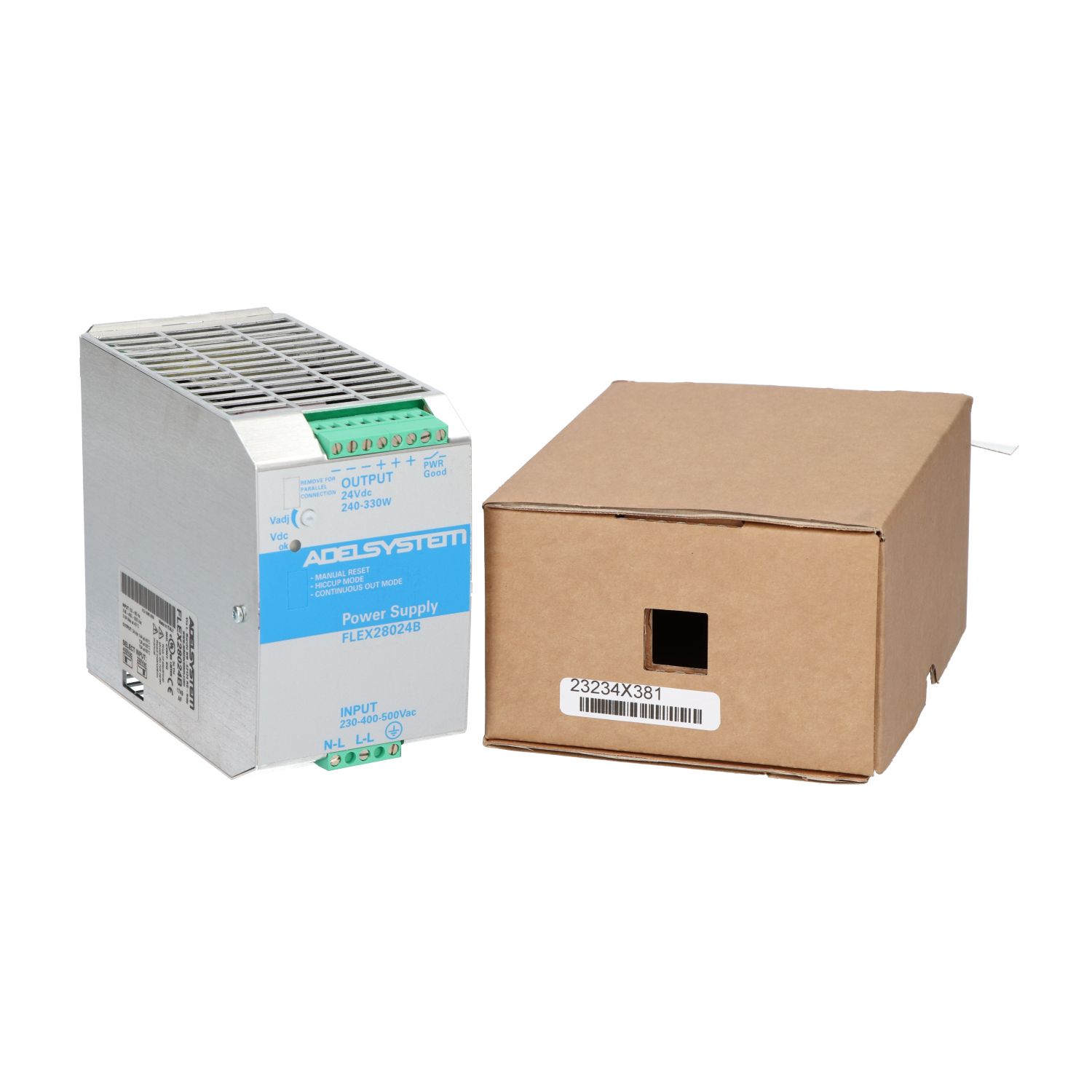 Adel System FLEX28024B Switching Power Supply Output 24Vd New NFP