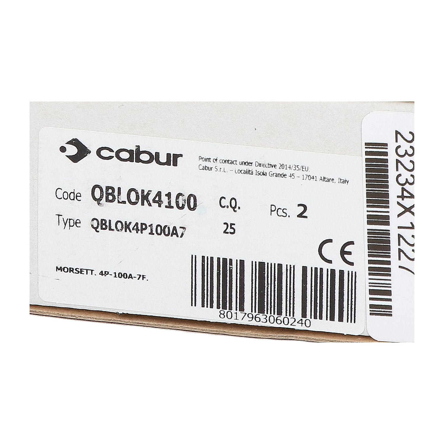 Cabur QBLOK4P100A7 | Maxodeals