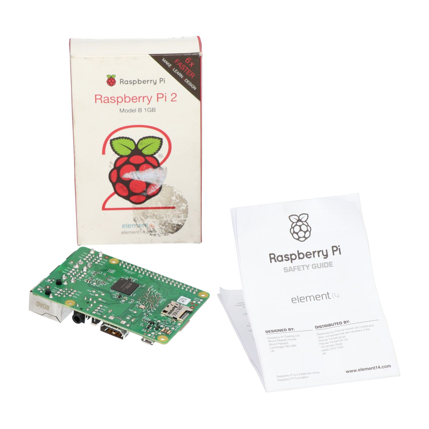 Raspberry Pi RASPBERRYPI 2 B 1GB single board computer New NFP
