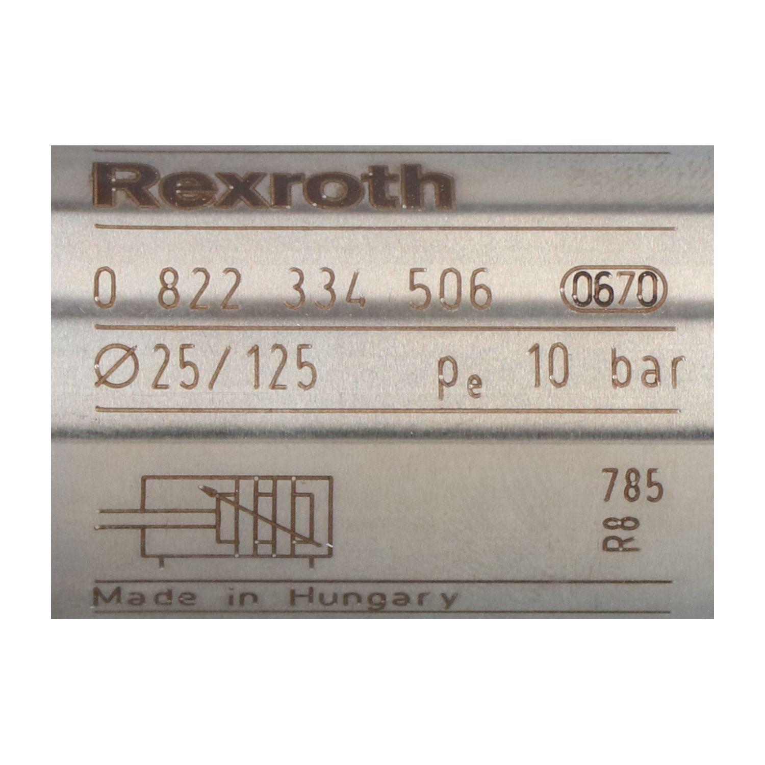Rexroth 0822334506 New NMP