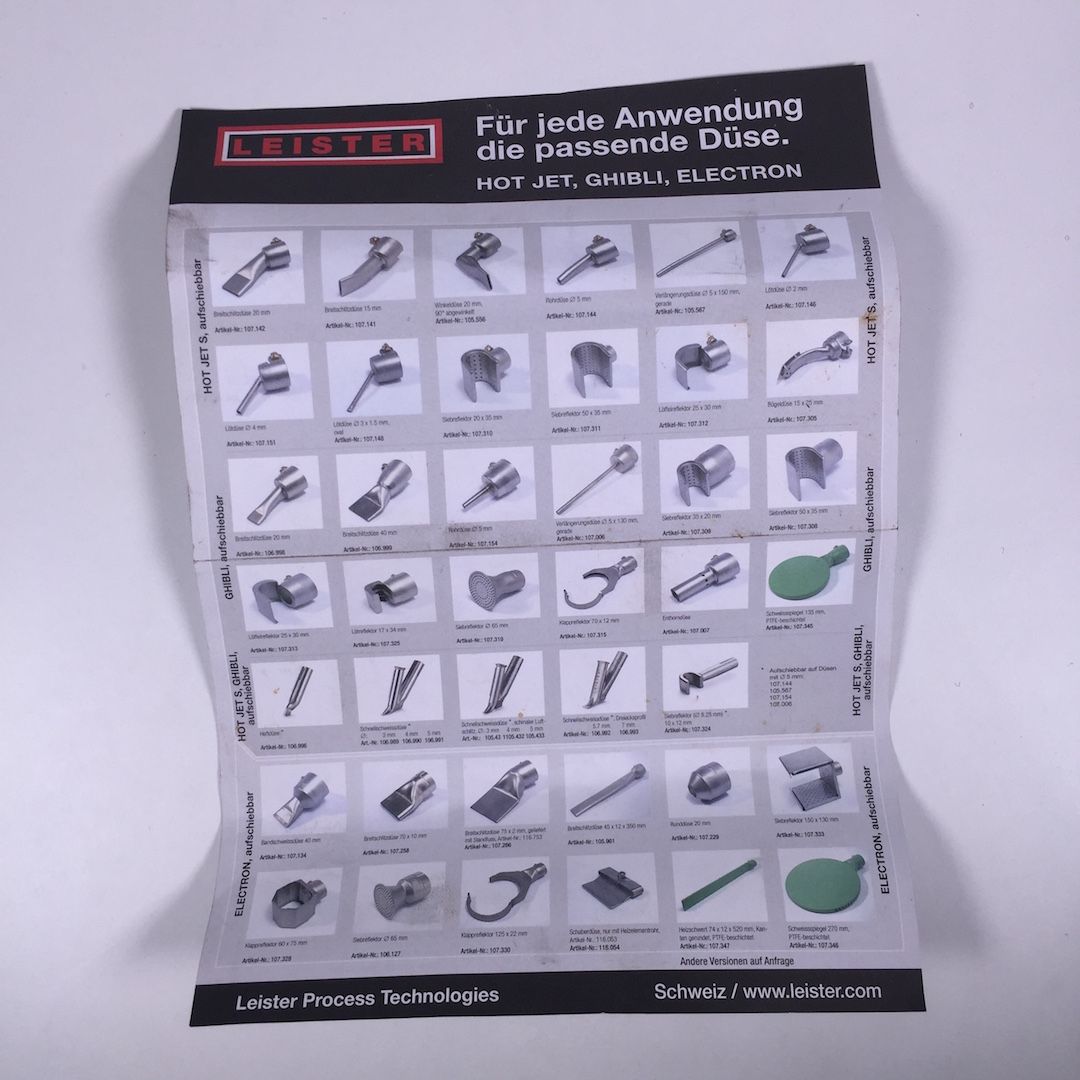 Leister CH-6056 Heat Ear Gun UMP