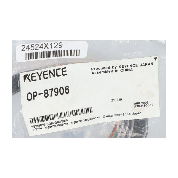 Keyence OP-87906 Sensor I/O cable 3 m New NFP Sealed