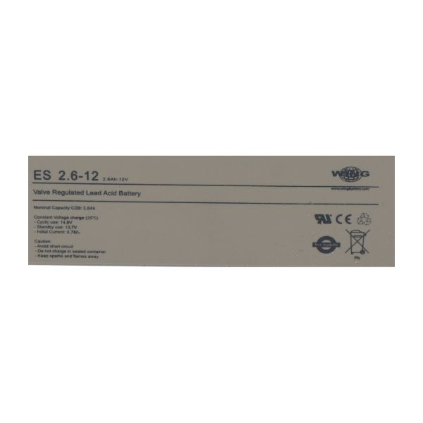 Wing ES2.6-12 valve regulated lead acid battery New NMP