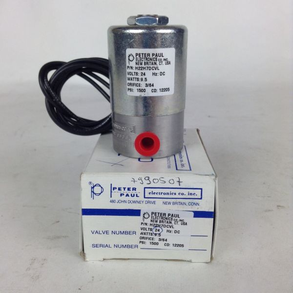 Peter Paul H22H7DCVL Solenoid Valve 24V - New Factory Packing