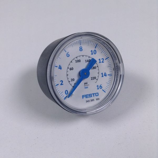 Festo MA-40-16-1/8 Pressure Gauge 0-16 Bar/0-240 psi NMP