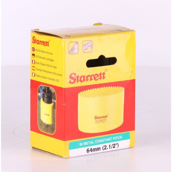 Starrett SH0212 HSS Bi Metal Hole Saw BiMetall-Lochsägen 64mm New NFP