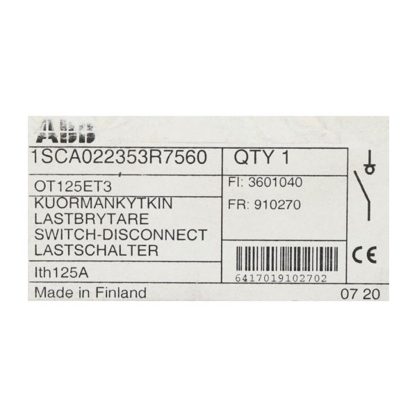 Abb 1SCA022353R7560 | Maxodeals